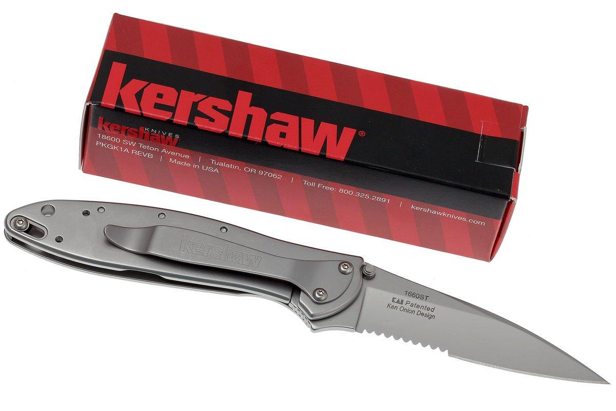 Kershaw Leek 1660ST gekarteld, grijs | Voordelig kopen bij ...