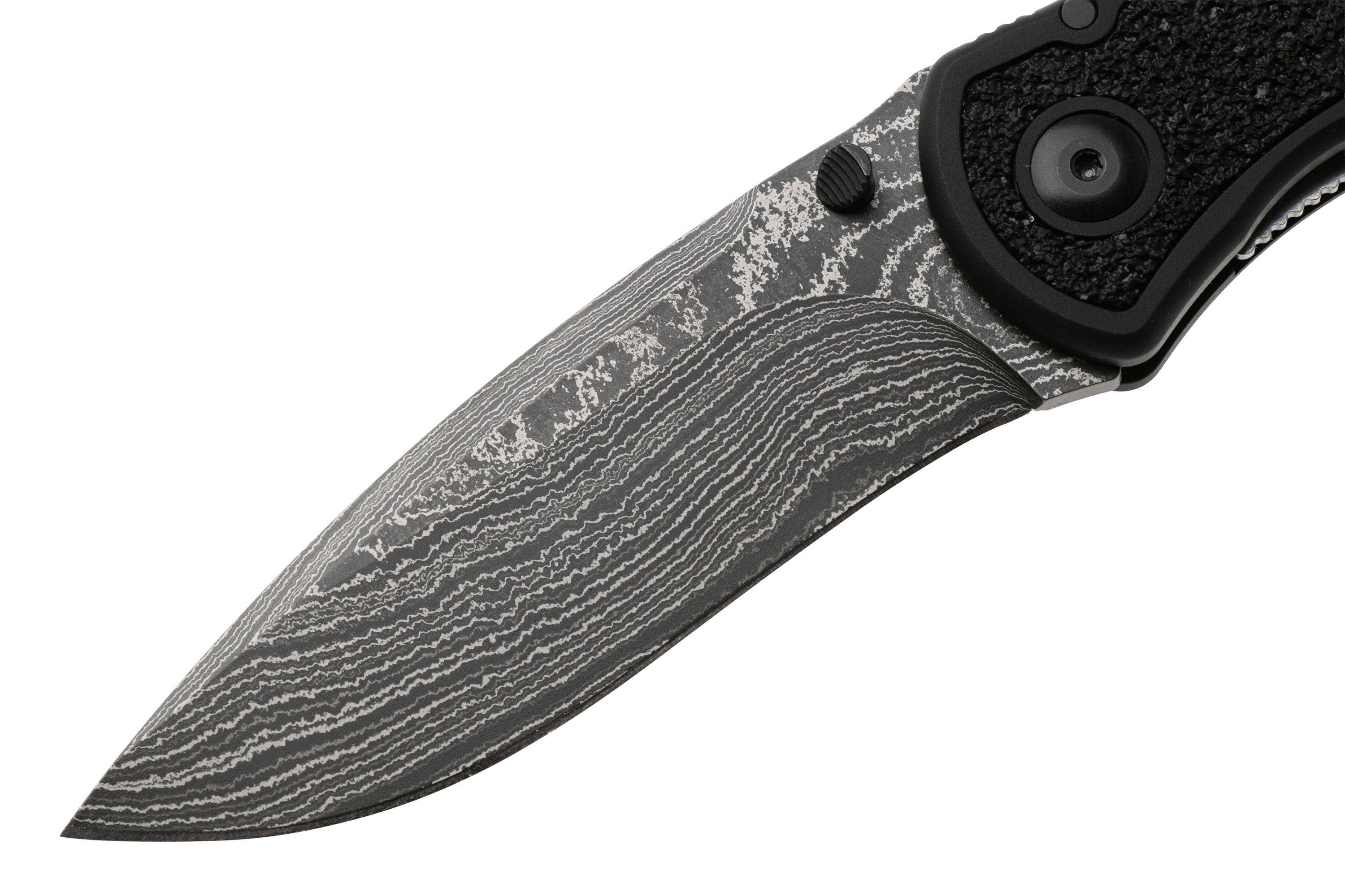 Kershaw Blur 1670BLKDAM, Damascus, Black Aluminum navalha, Ken Onion ...
