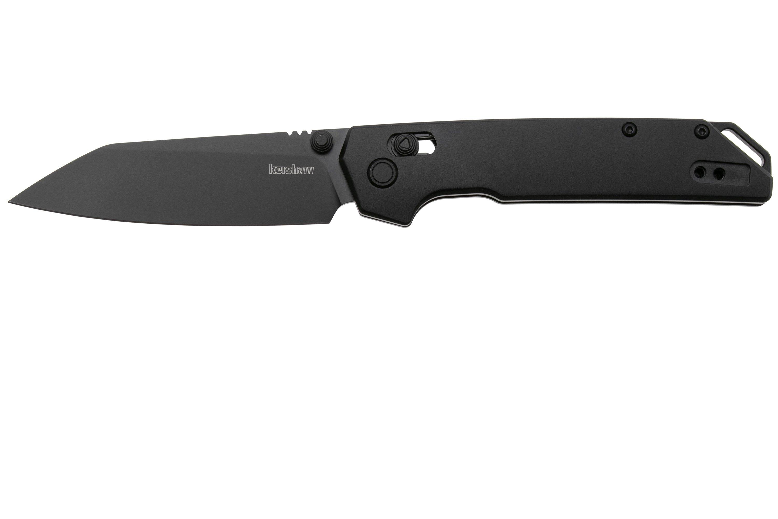Kershaw Iridium Reverse Tanto 2038RBLK Black D2, Black Aluminium ...
