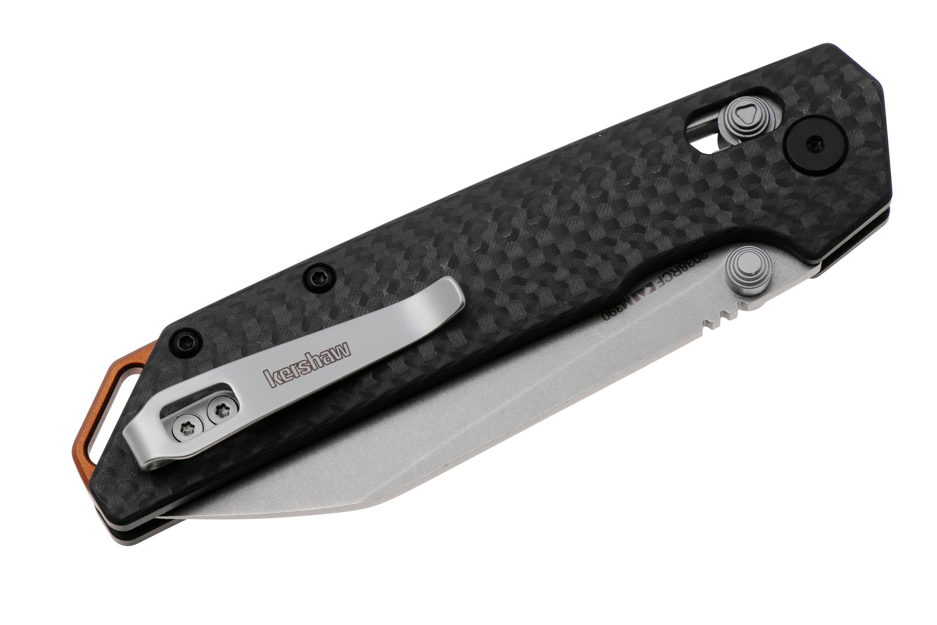 Nóż składany Kershaw Iridium Reverse Tanto 2038RCF Stonewashed M390 ...
