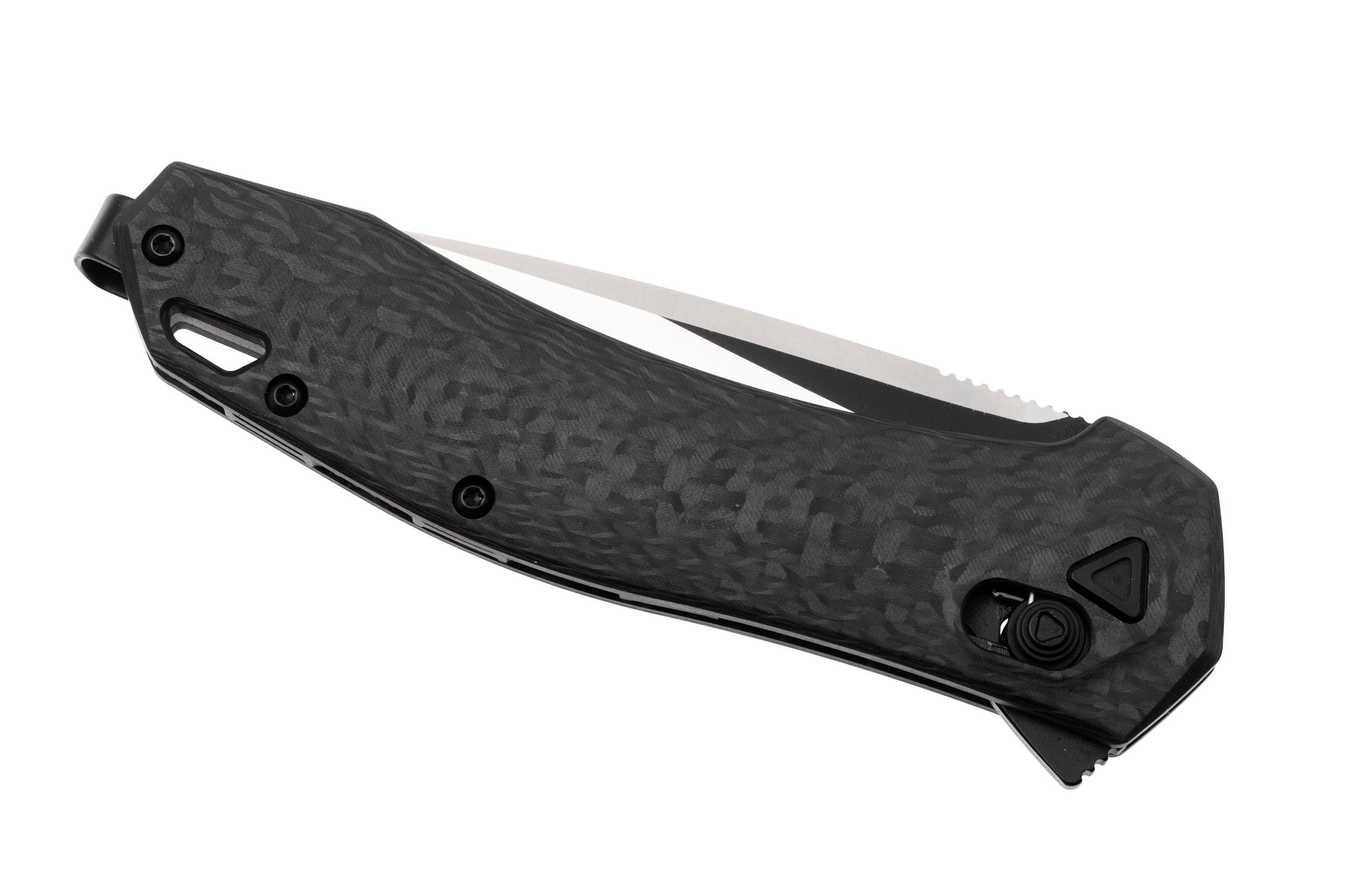 Kershaw Covalent 2042CF Two-Tone Black Böhler M390, Carbon Fiber pocket ...