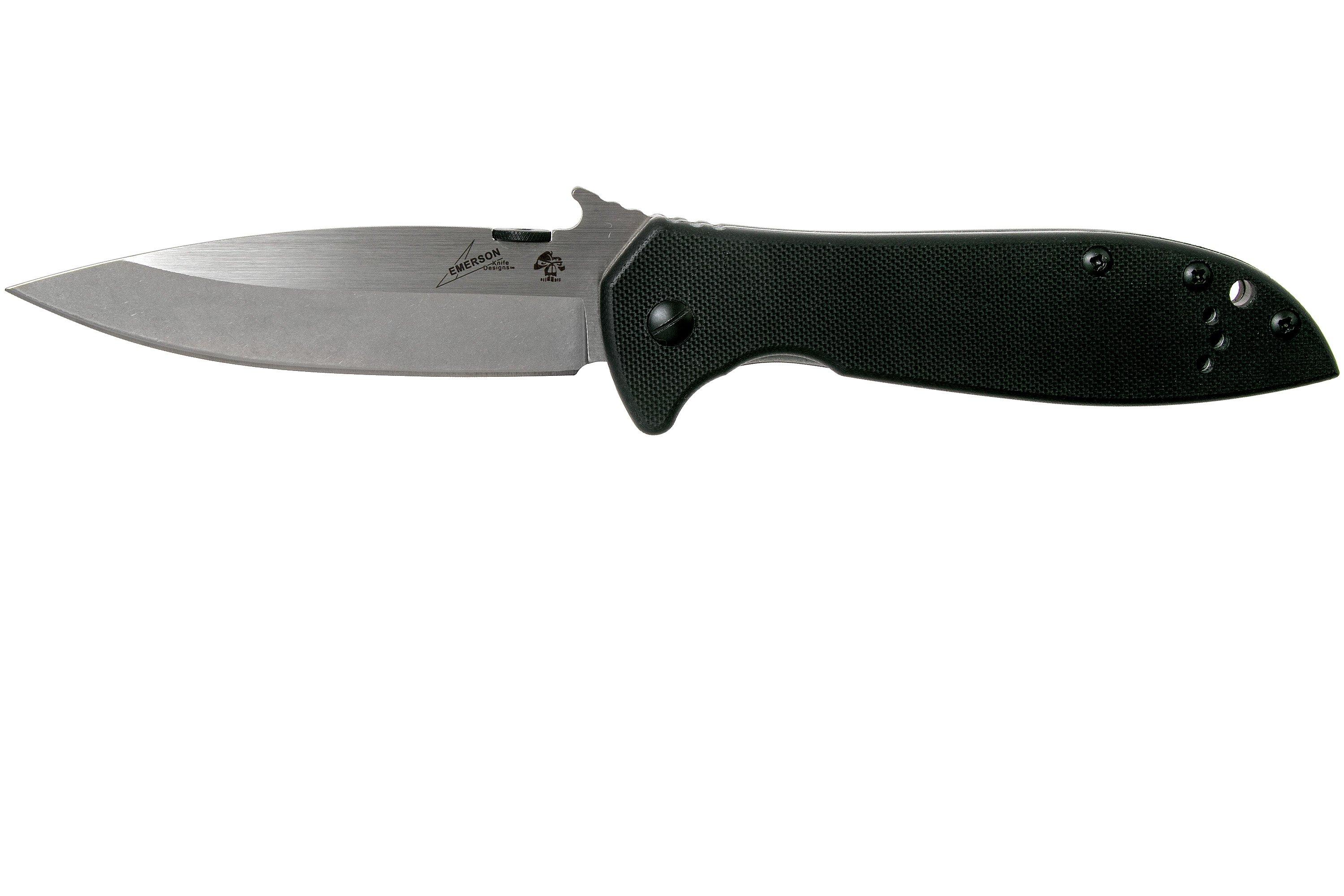 Kershaw Emerson 6055D2 CQC-4KXL D2 pocket knife, Ernest Emerson design ...