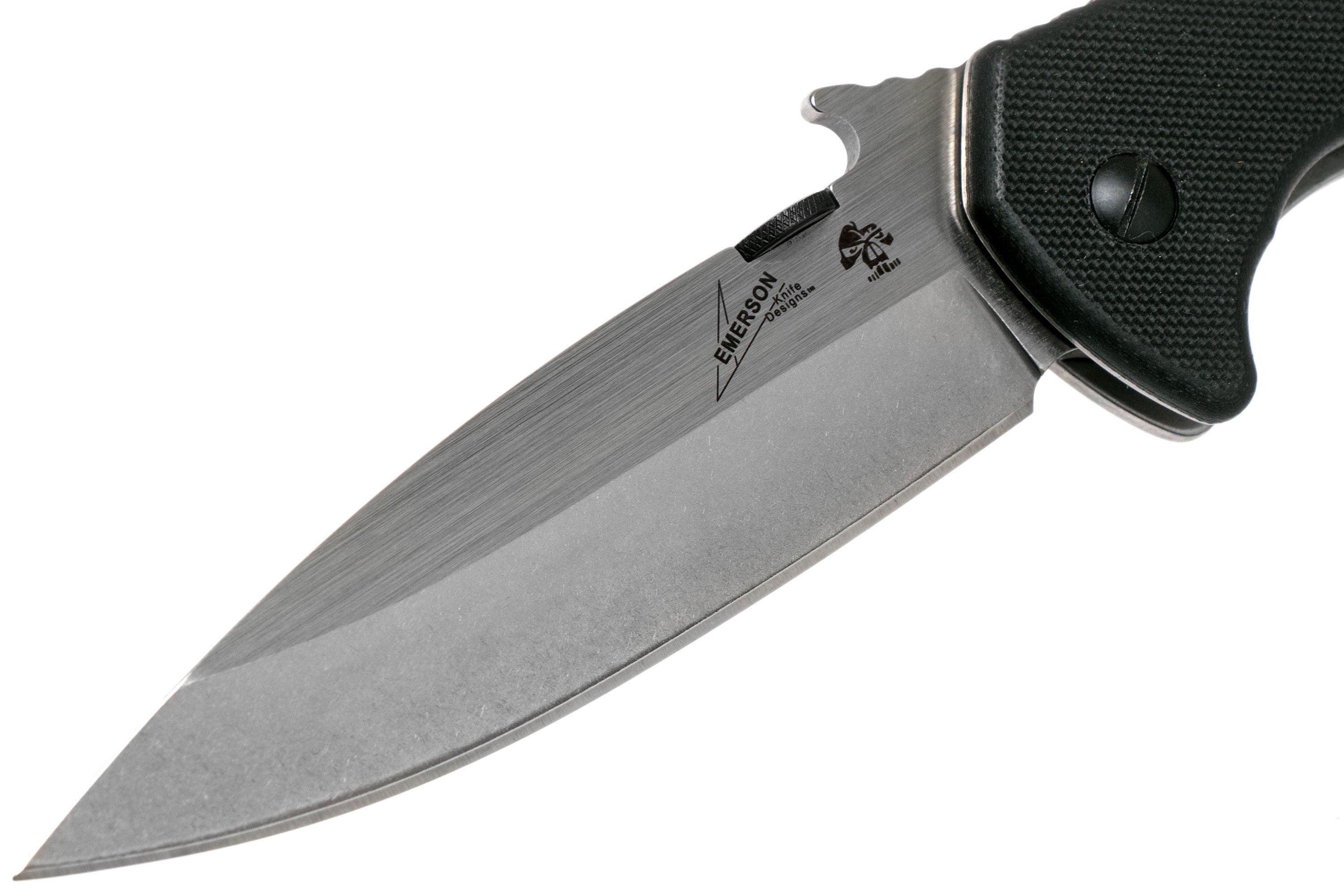 Kershaw Emerson 6055D2 CQC-4KXL D2 pocket knife, Ernest Emerson design ...