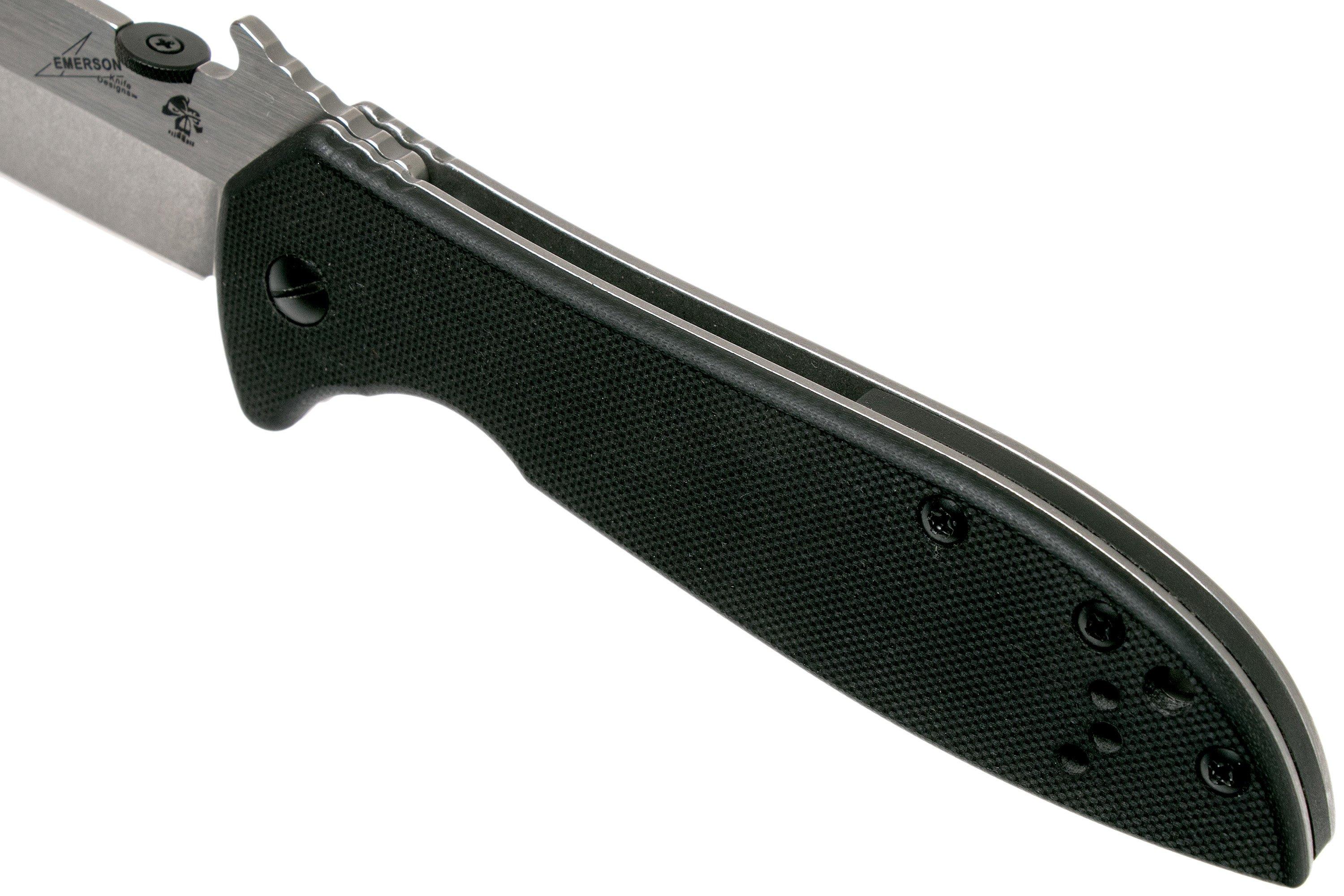 Kershaw Emerson 6055D2 CQC-4KXL D2 pocket knife, Ernest Emerson design ...