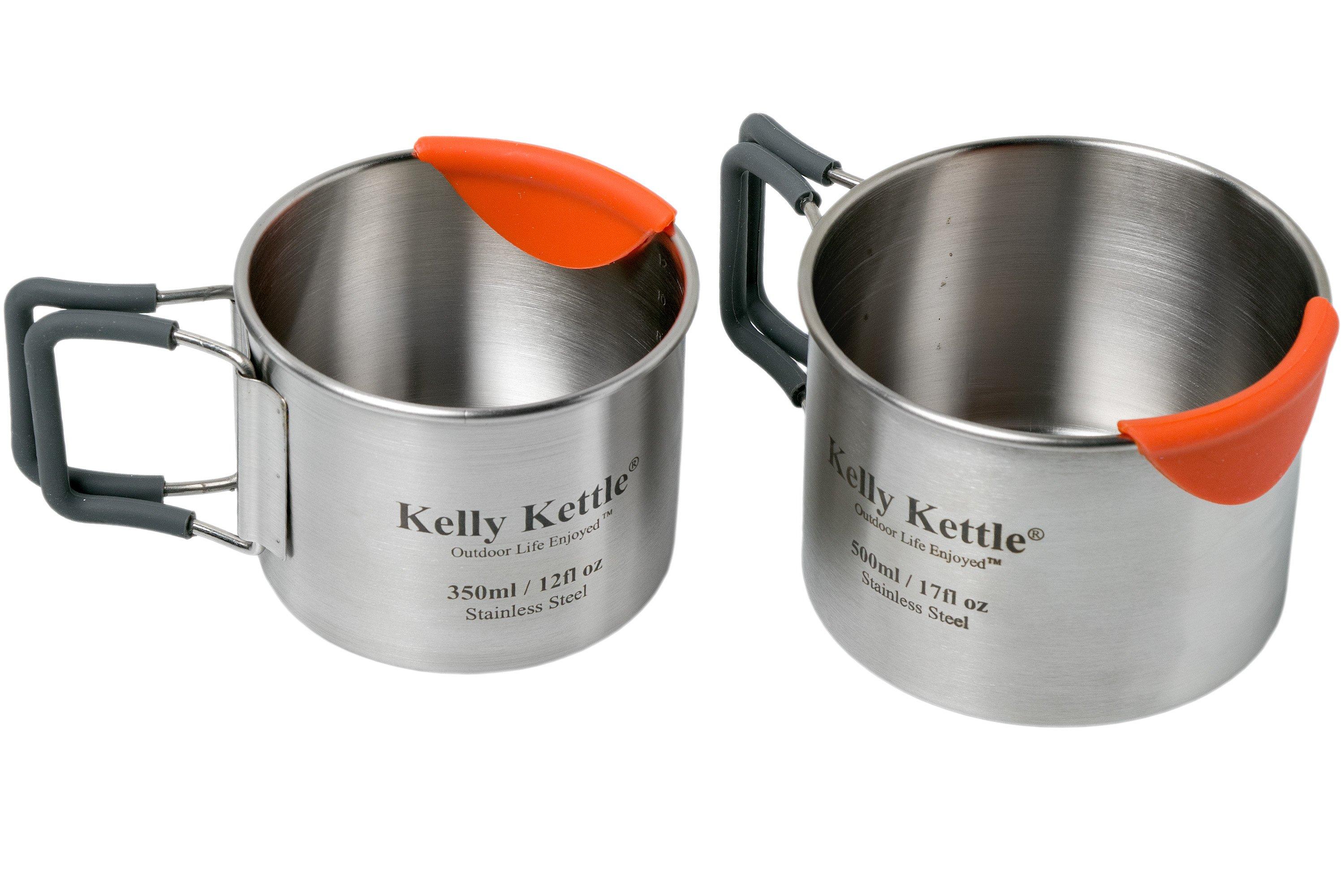 Kelly Kettle Cups 350 and 500 ml stainless 50040 | Advantageously ...