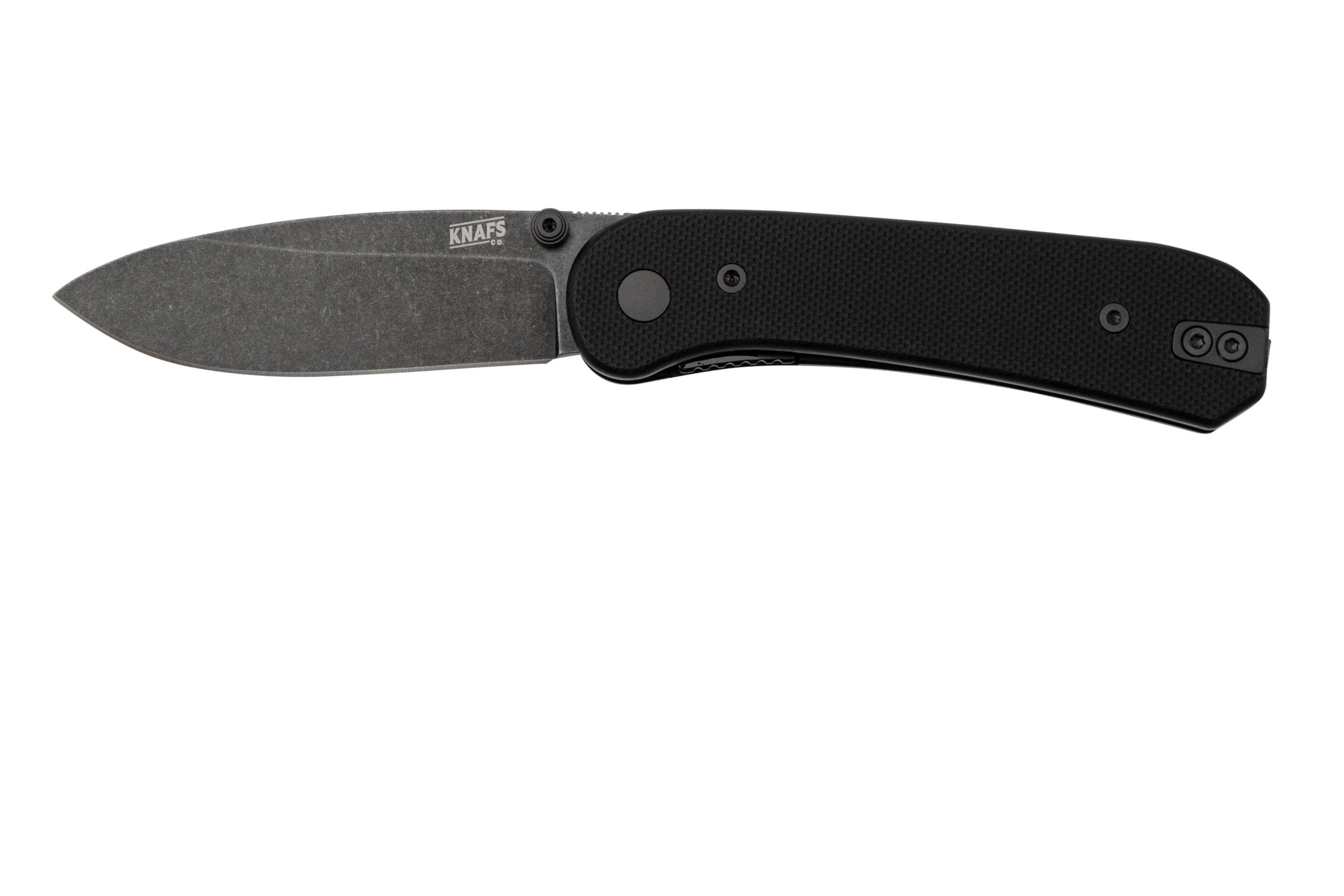 KNAFS Lander, KNAFS-00066 Fast Swap Scales, Black G10 pocket knife ...