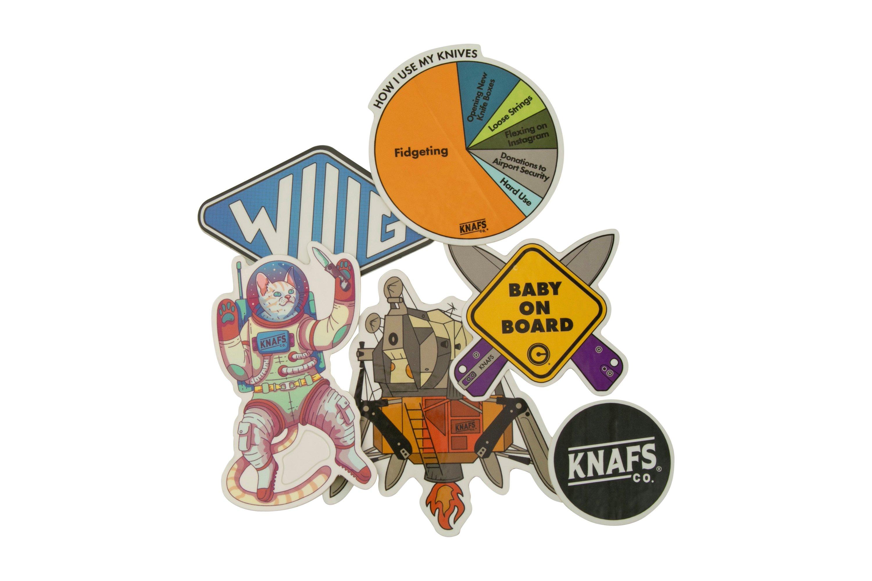 KNAFS Sticker Pack KNAFS-00106 6-piece sticker set | Advantageously ...