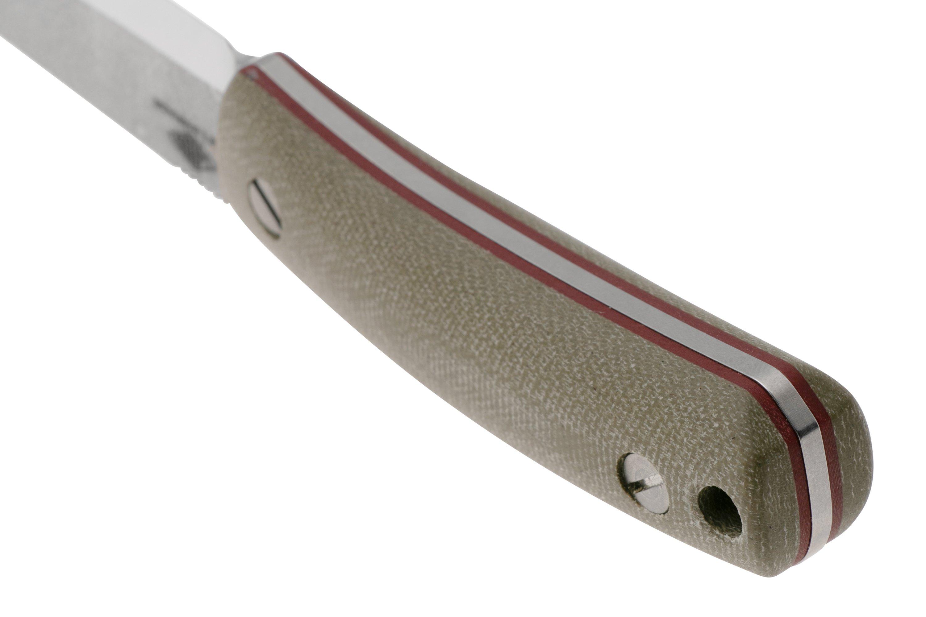 Knafs Lulu KNAFS-00231 Stonewashed CPM MagnaCut, Green Canvas Micarta ...