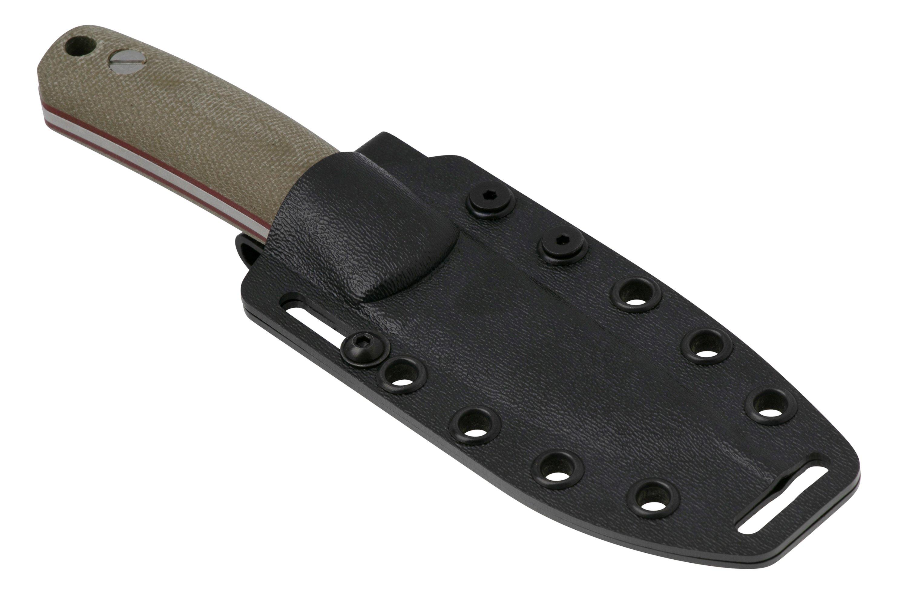 Knafs Lulu KNAFS-00231 Stonewashed CPM MagnaCut, Green Canvas Micarta ...