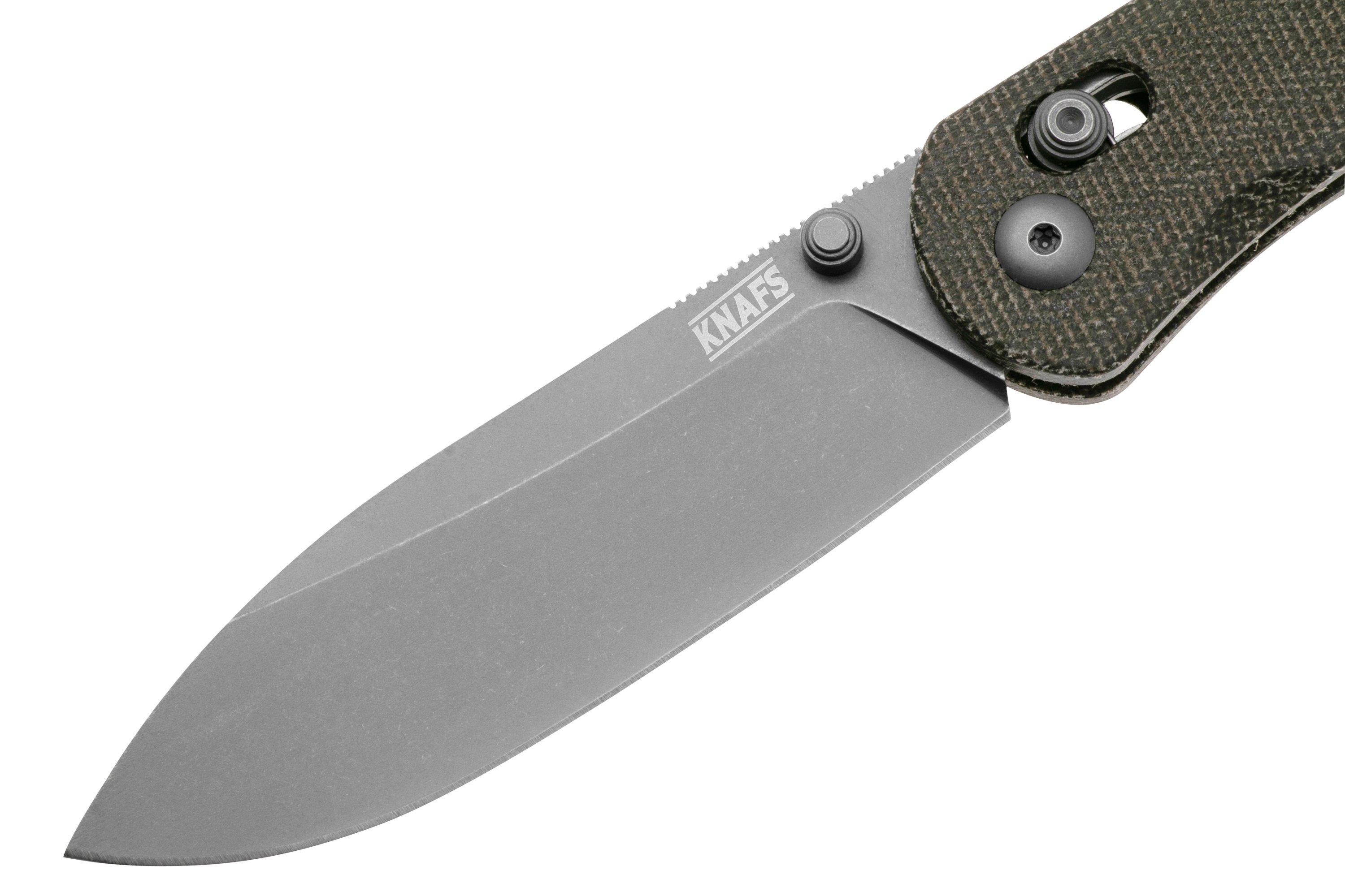 Knafs Lander 2 KNAFS-00274 Green Micarta, Clutch Lock, pocket knife ...