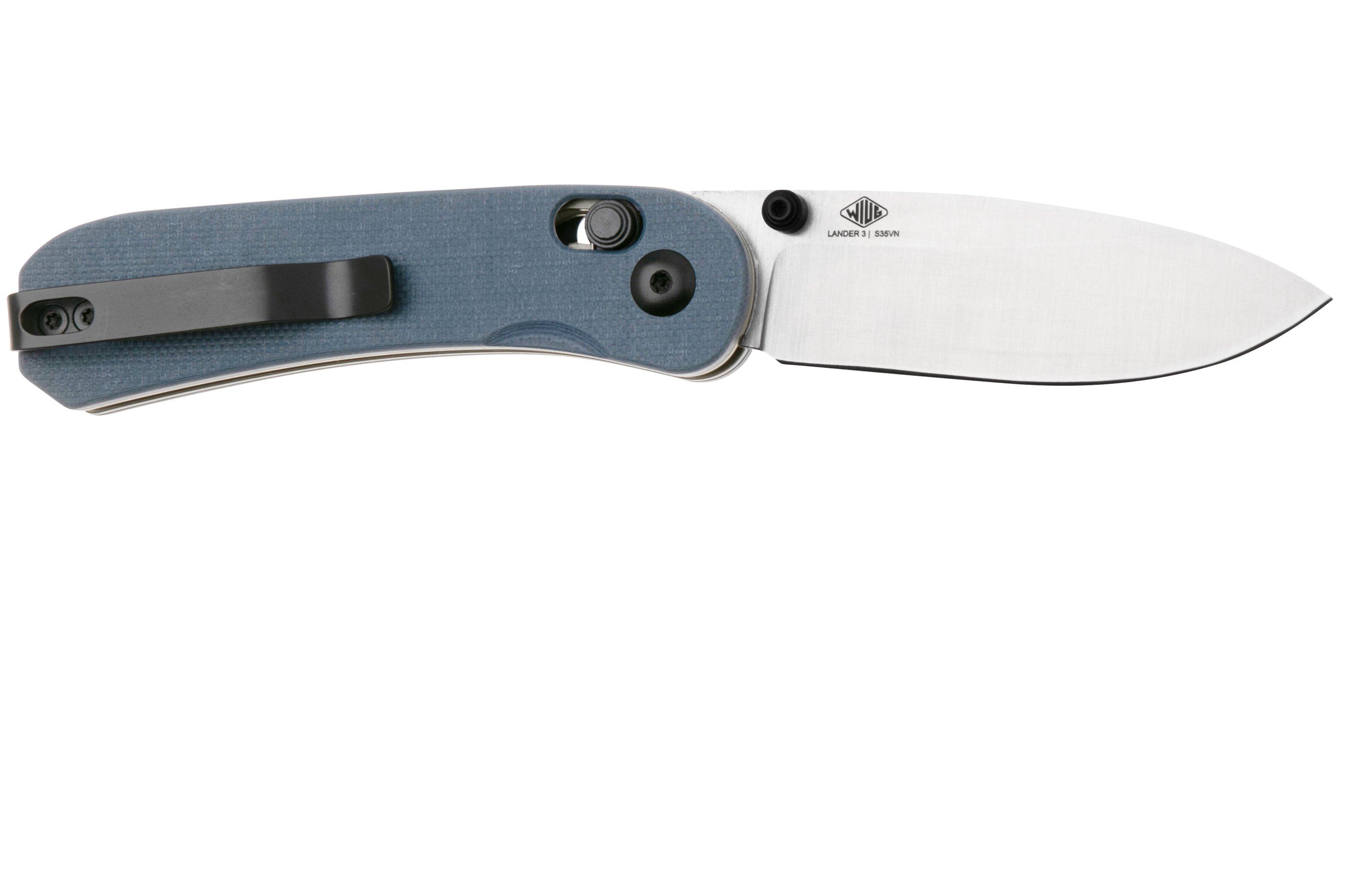Knafs Lander 3 KNAFS-00275 Horizon Blue G10, Clutch Lock, pocket knife ...