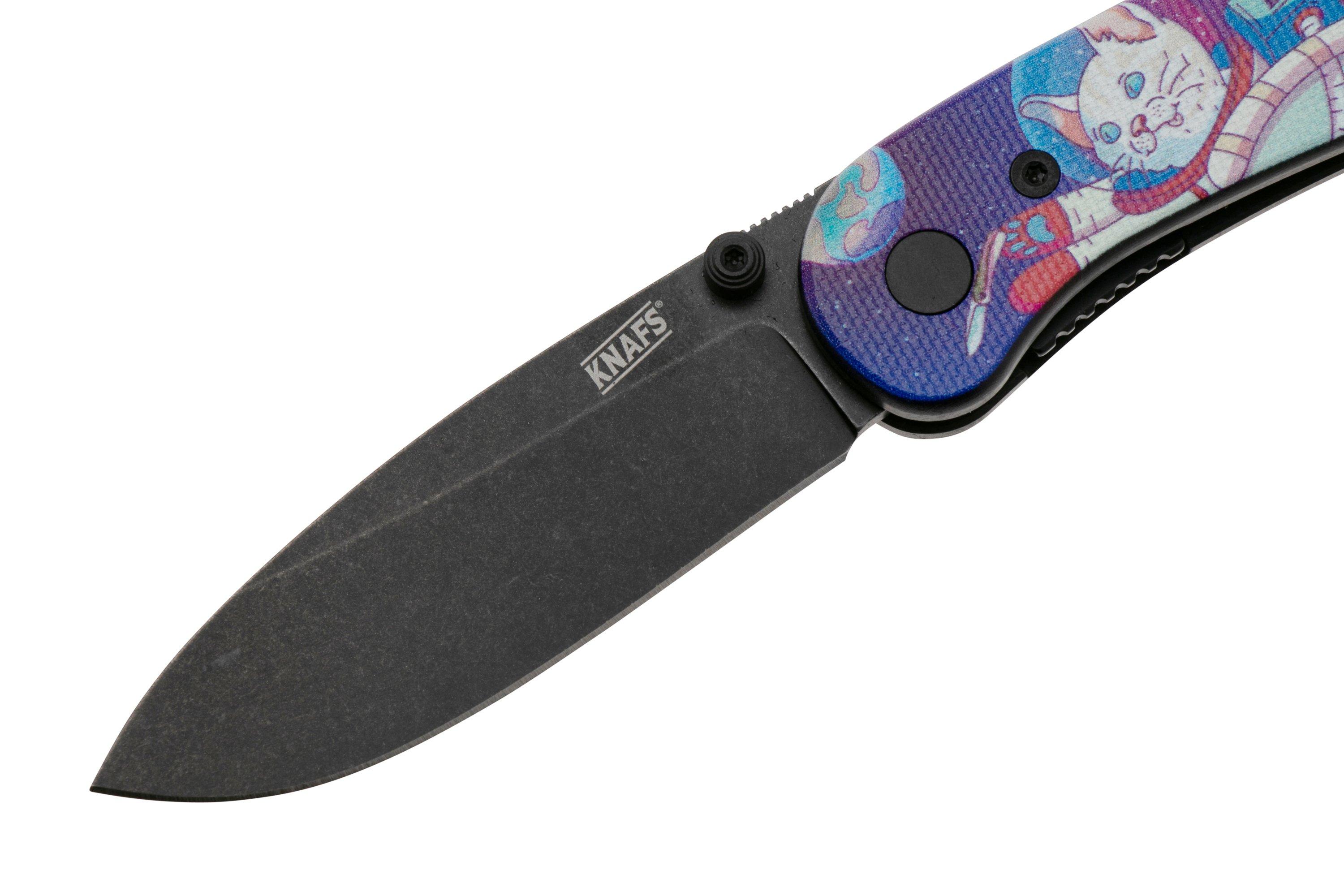 KNAFS Lander 1, KNAFS-00368, Black D2, Sfank and Gary G10 coltello da ...