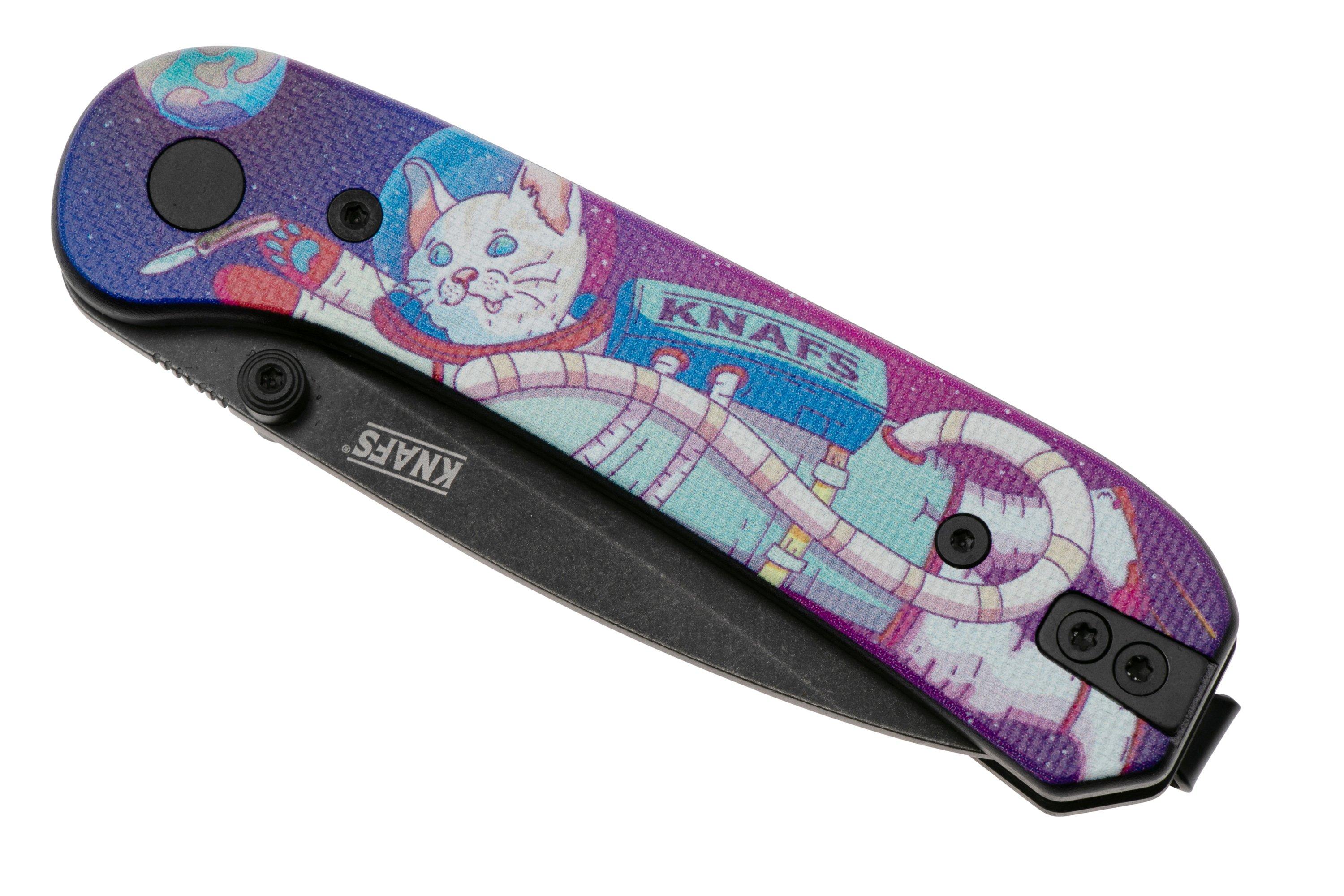 KNAFS Lander 1, KNAFS-00368, Black D2, Sfank and Gary G10 coltello da ...