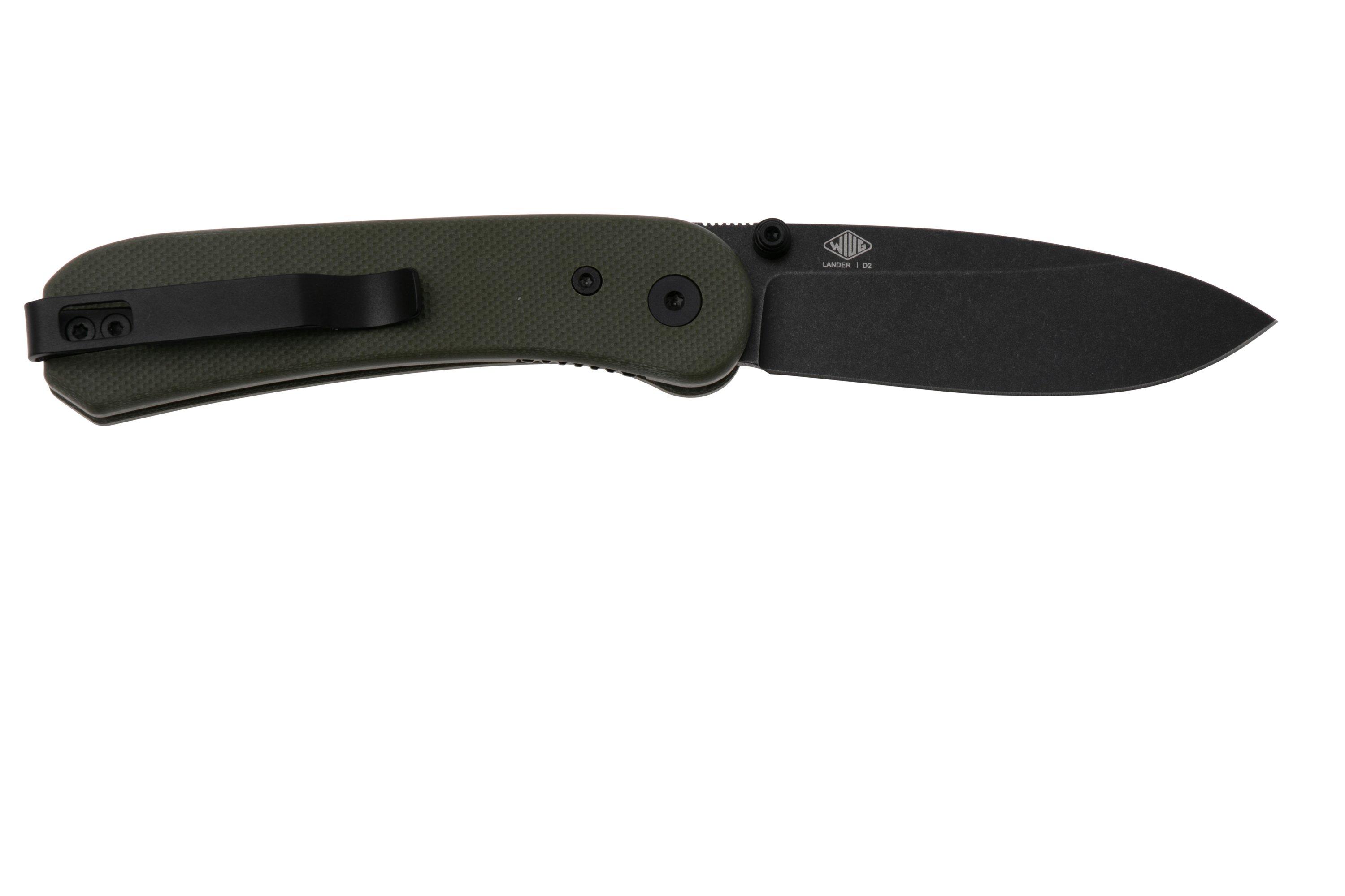 KNAFS Lander 1, KNAFS-00376, Black D2, OD Green G10 navaja | Compras ...