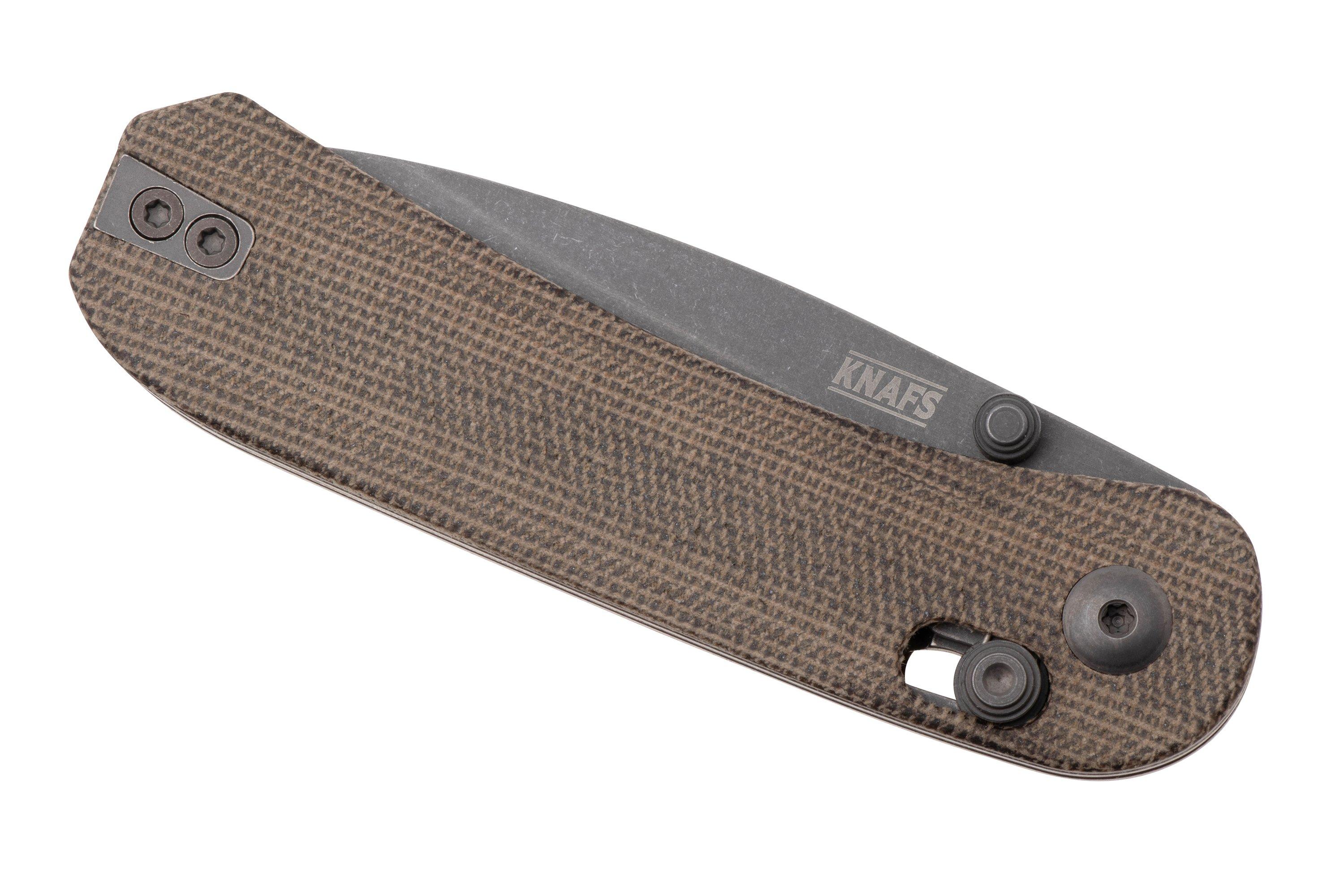 Knafs Lander 3 KNAFS-00397, Moondust S35VN, Moondust Canvas Micarta ...