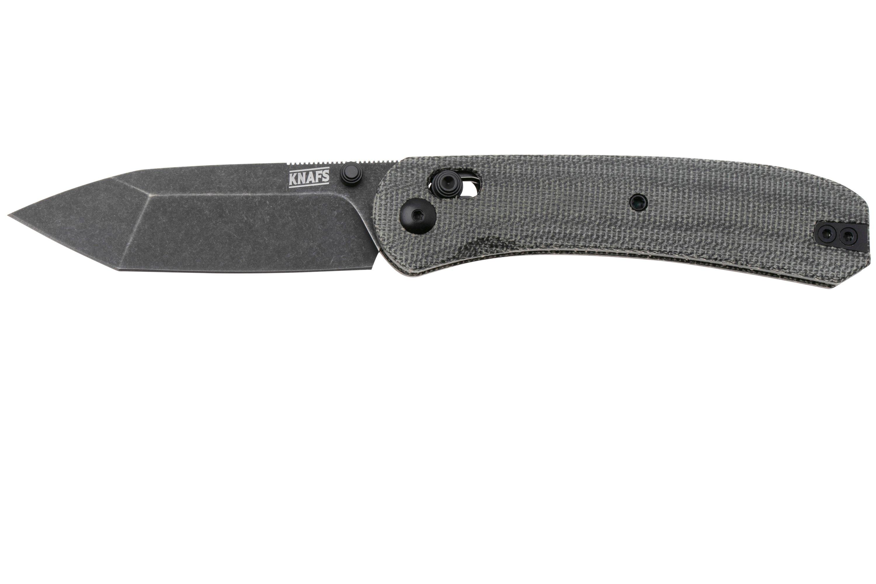 KNAFS Lander 2 KNAFS-00407 Tanto S35VN, Black Micarta, coltello da ...