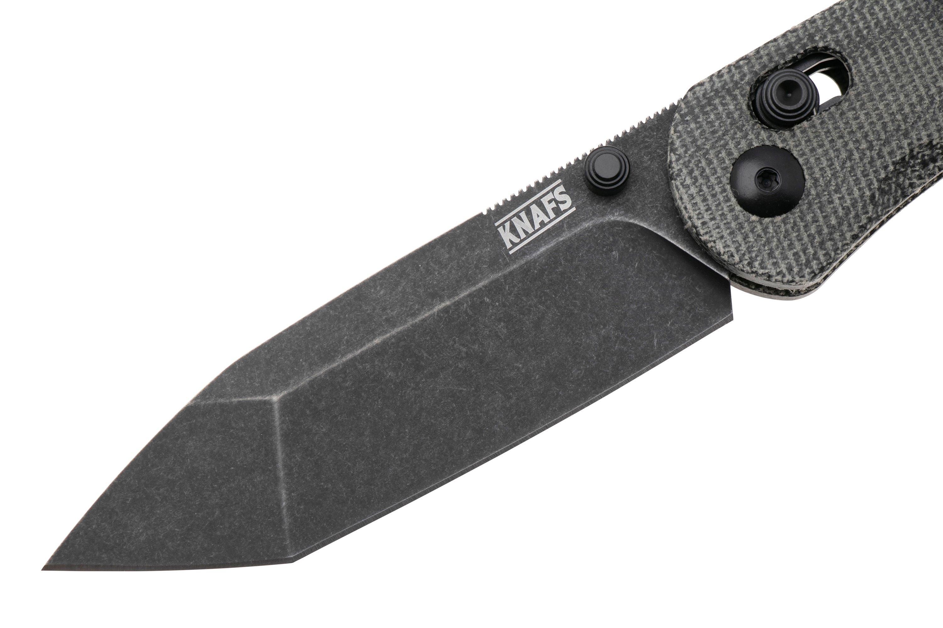 Knafs Lander 2 KNAFS-00407 Tanto S35VN, Black Micarta, pocket knife ...