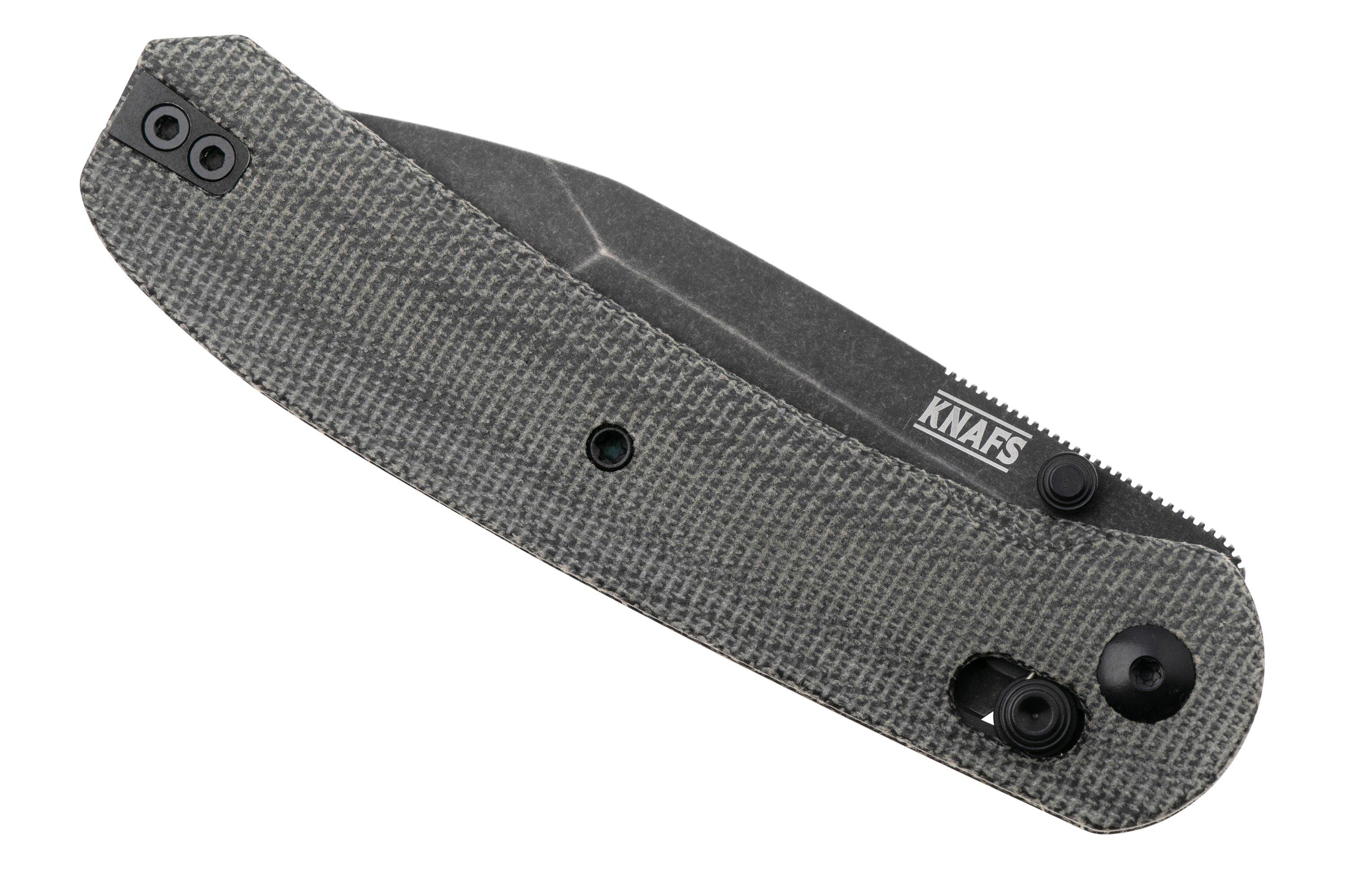 Knafs Lander 2 KNAFS-00407 Tanto S35VN, Black Micarta, pocket knife ...