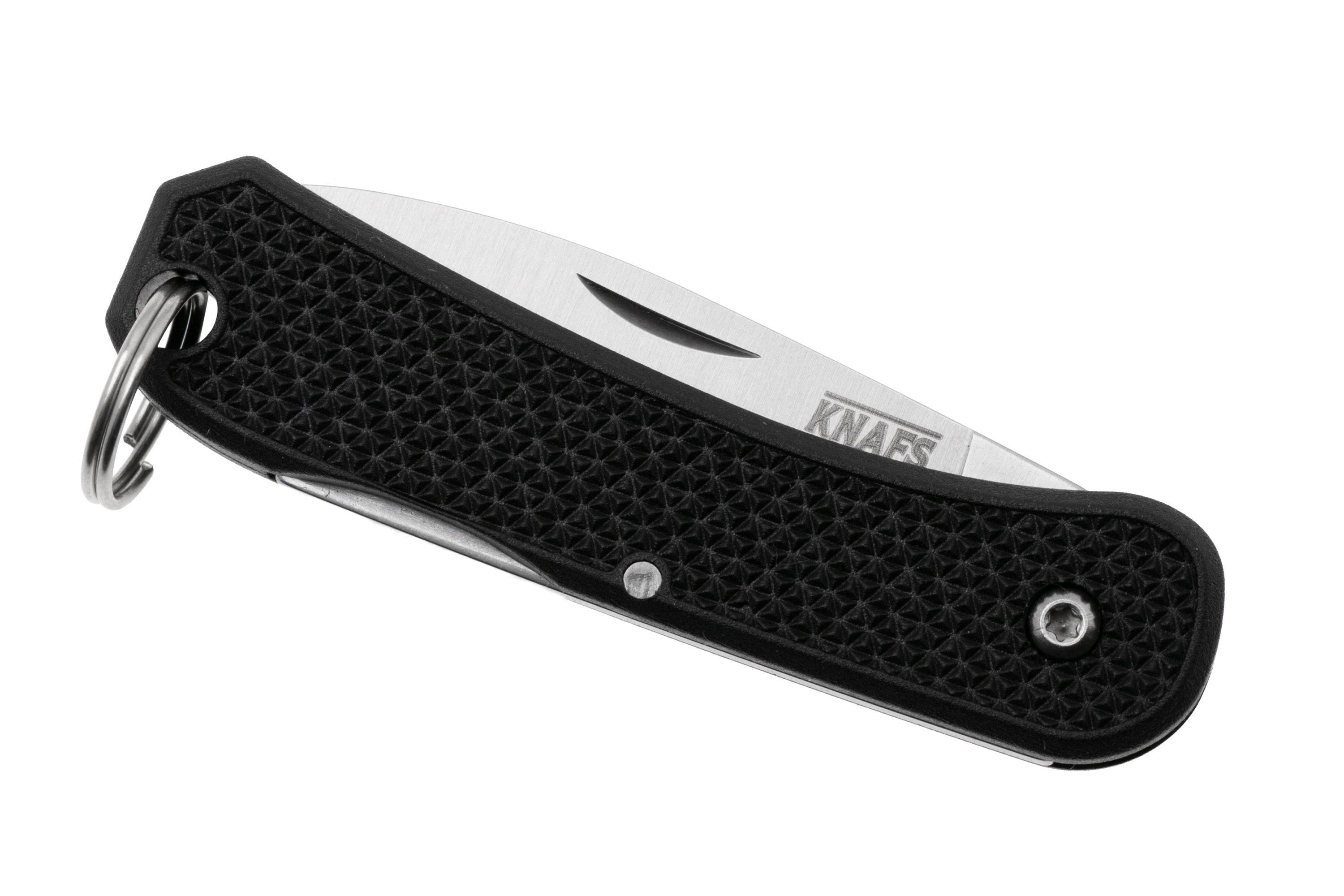 Knafs Lander 6 KNAFS-00425 Satin 4034SS, Black FRN, coltello da tasca ...