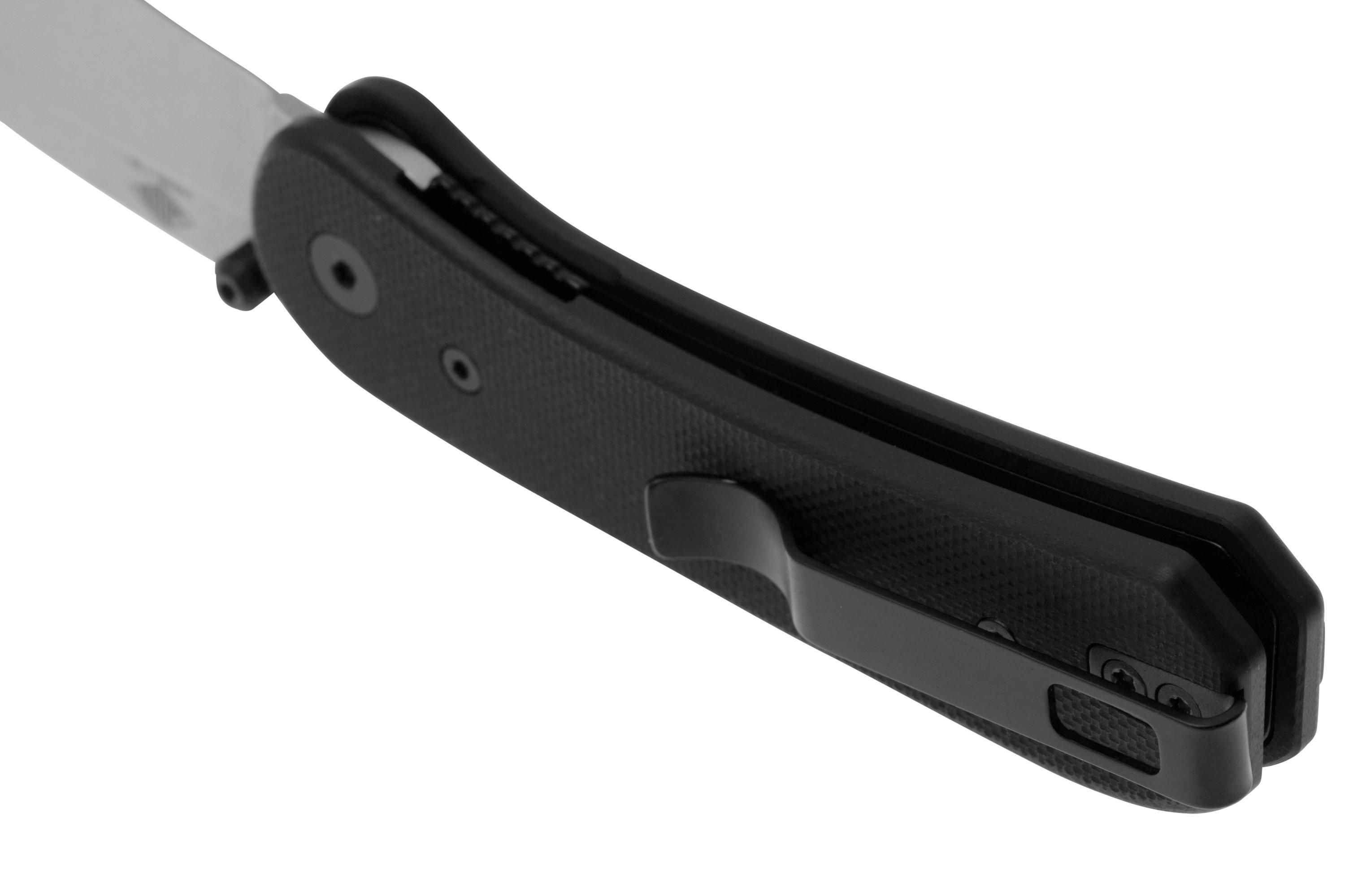 KNAFS Lander 1, KNAFS-00466, Black G10 pocket knife | Advantageously ...