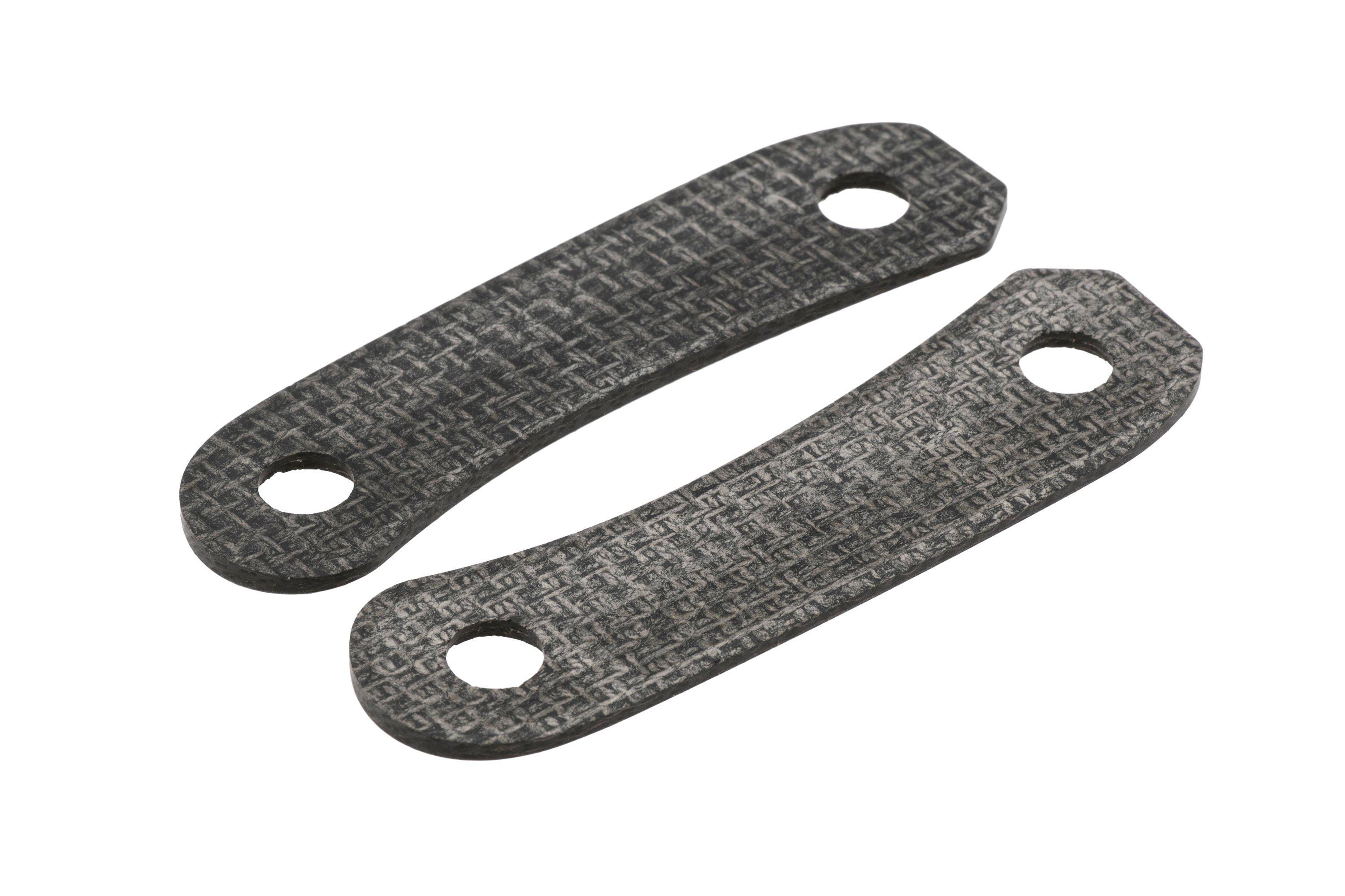 Knafs Lander 4 Knife Scales 00528 Black Burlap Micarta, handle scales ...