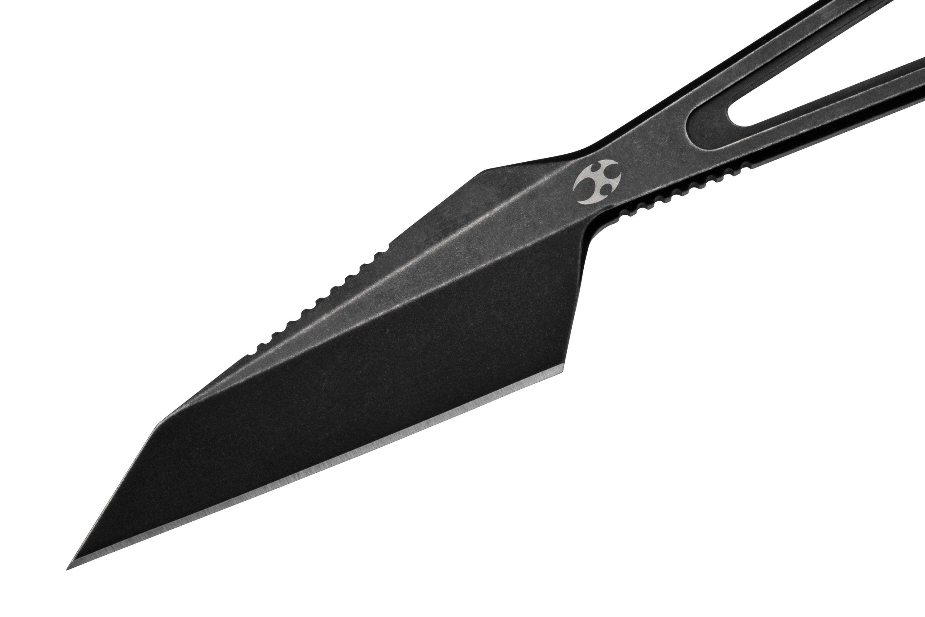 Kansept Hex G0001A4 Black Coating 14C28N, neck knife, Ostap Hel design ...