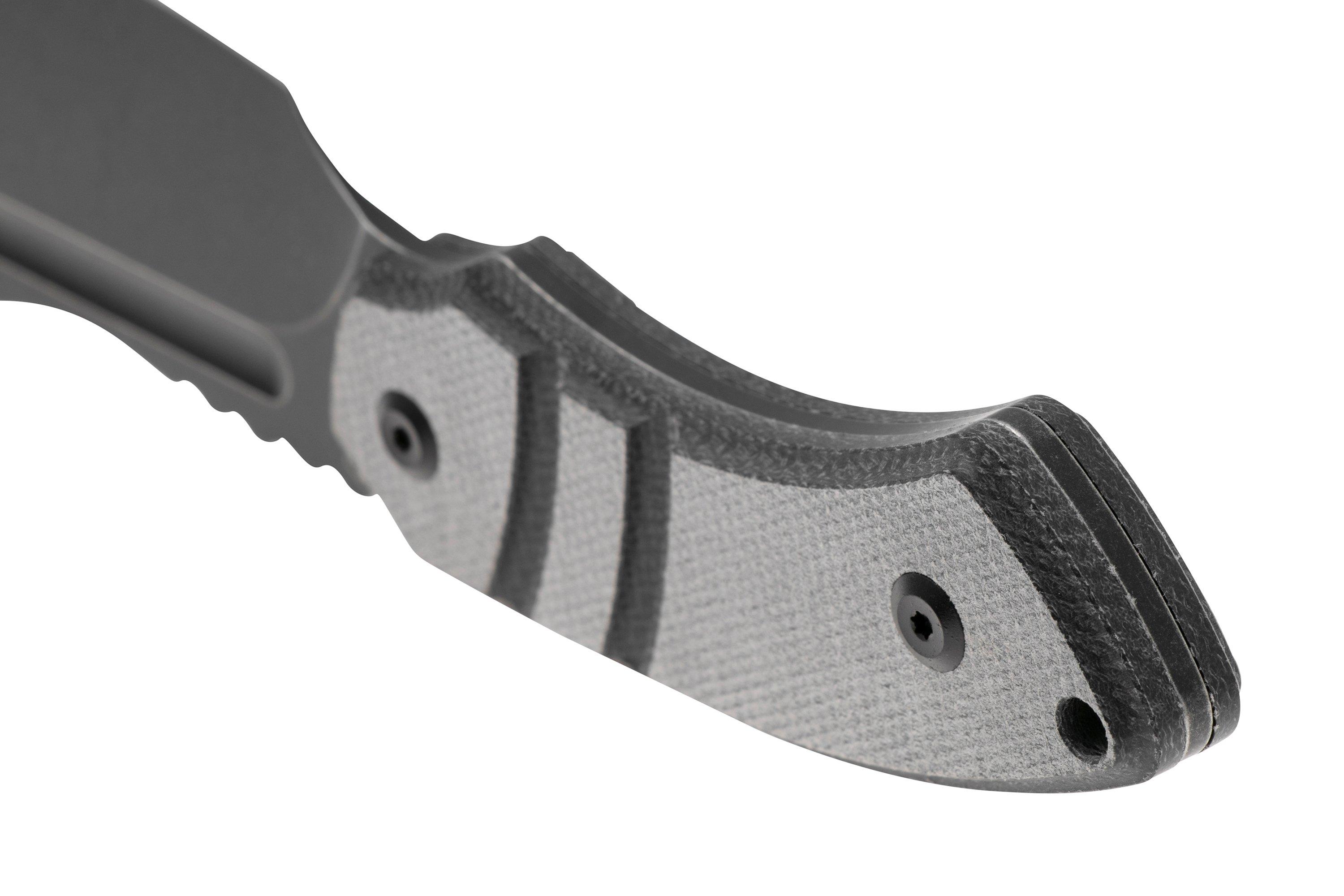 Kansept Korvid S G2030A1 Blackwashed 14C28N, Black Micarta ...