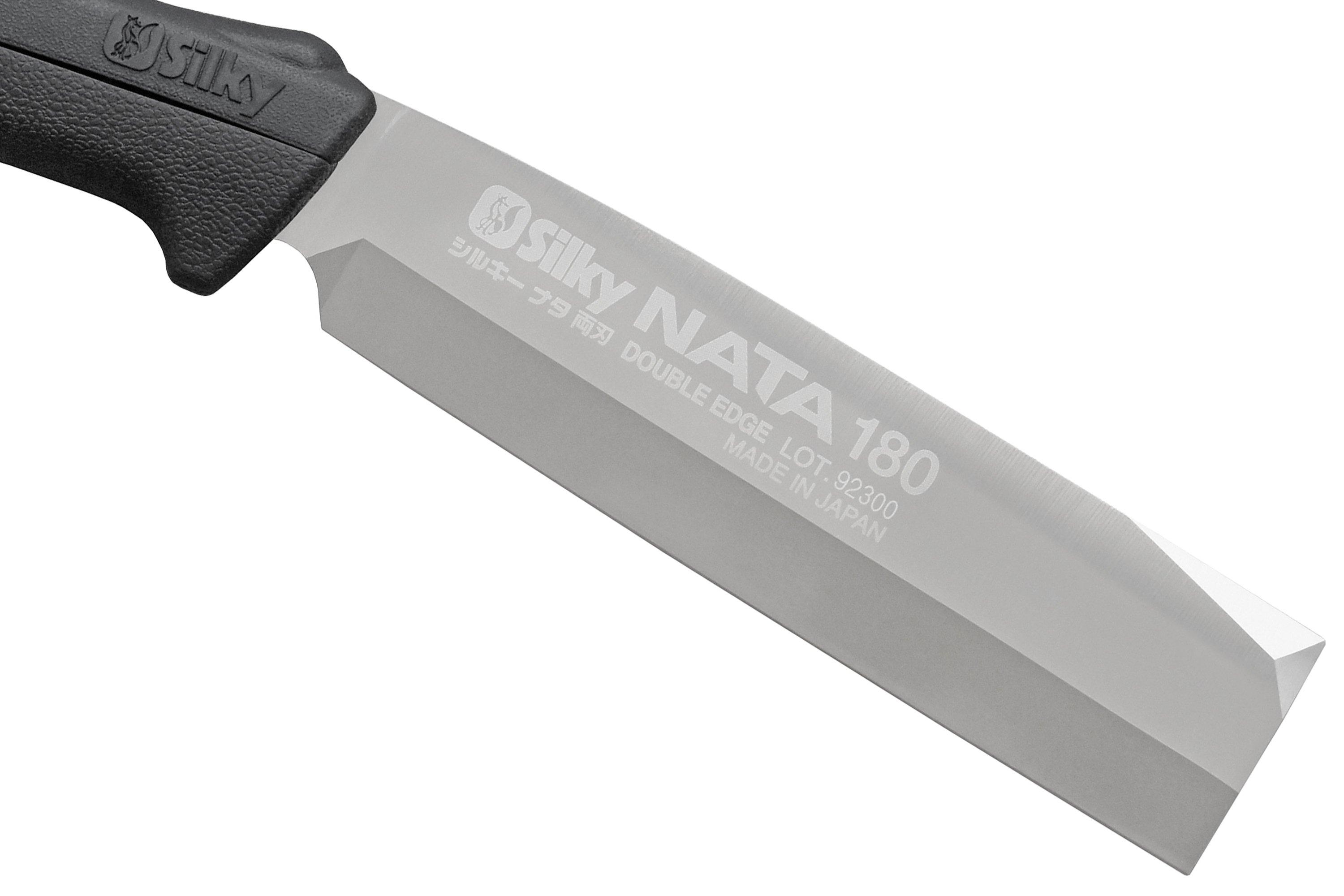 Siekiera Silky NATA 180 mm, naostrzona z dwóch stron | Zalety robienia zakupów na Knivesandtools.pl