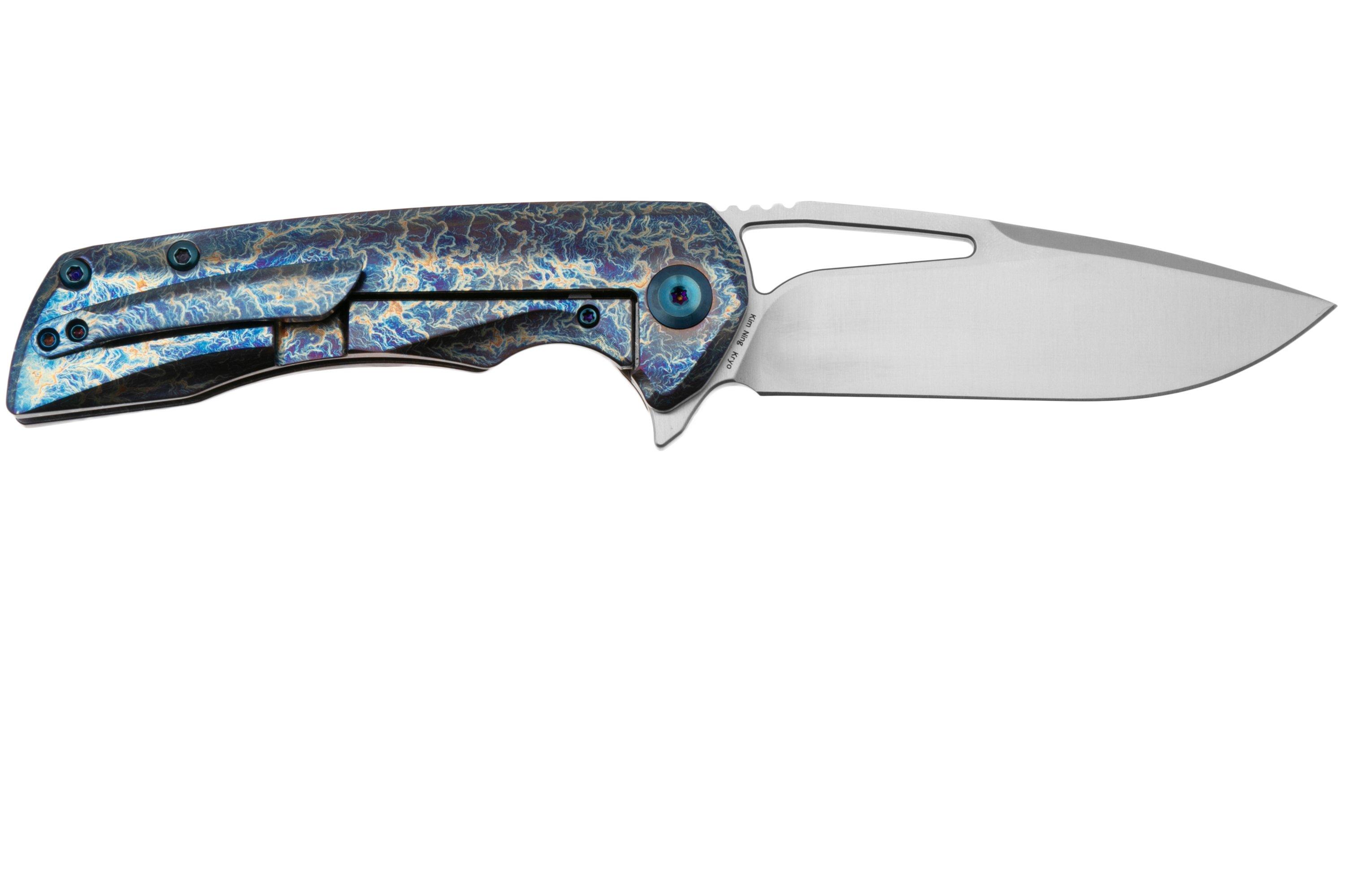 Kansept Kryo K1001A11 Satin CPM S35VN, Lightning Strike Titanium ...