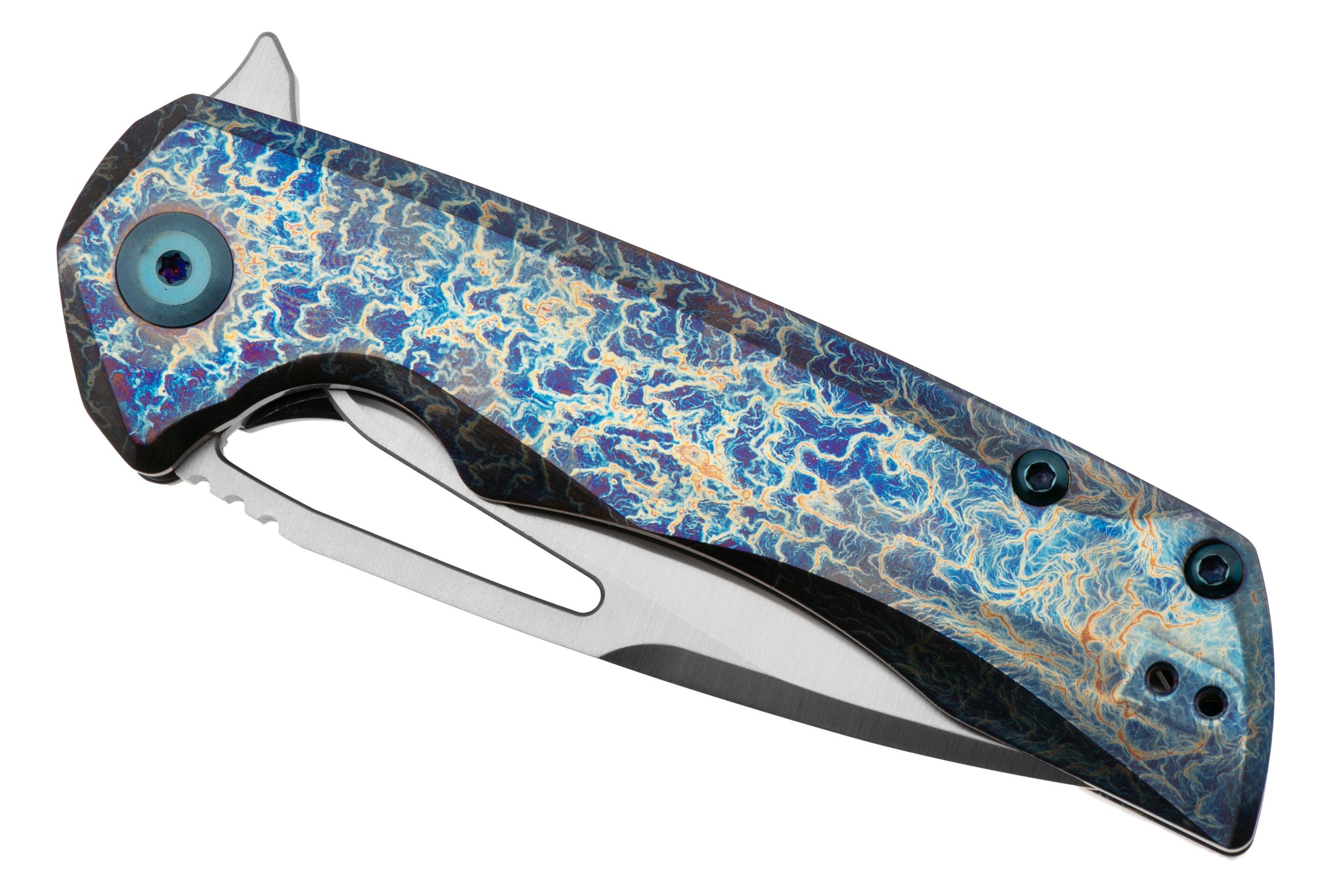 Kansept Kryo K1001A11 Satin CPM S35VN, Lightning Strike Titanium ...