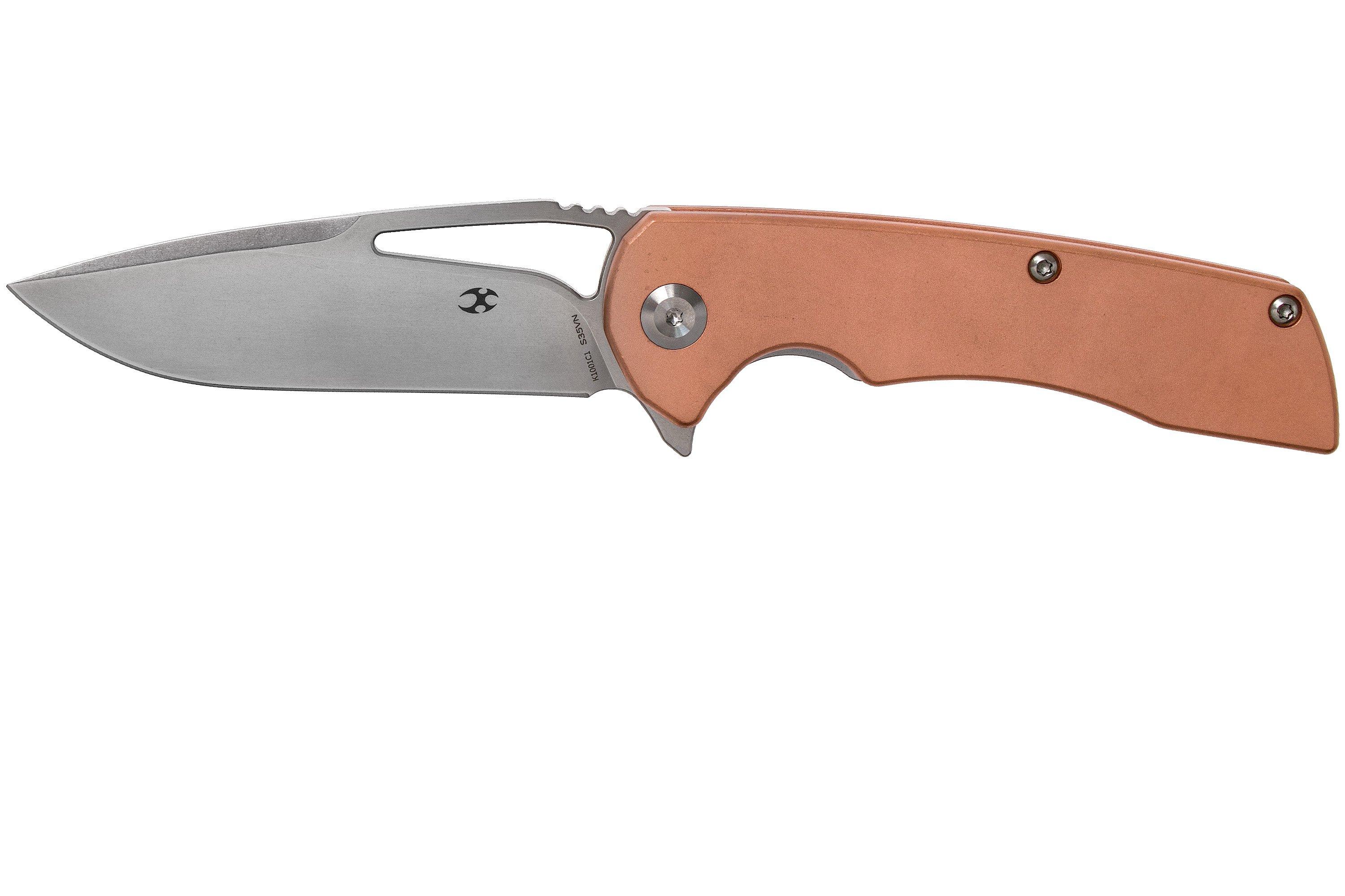 Kansept Kryo K1001C1 Copper pocket knife, Kim Ning design ...