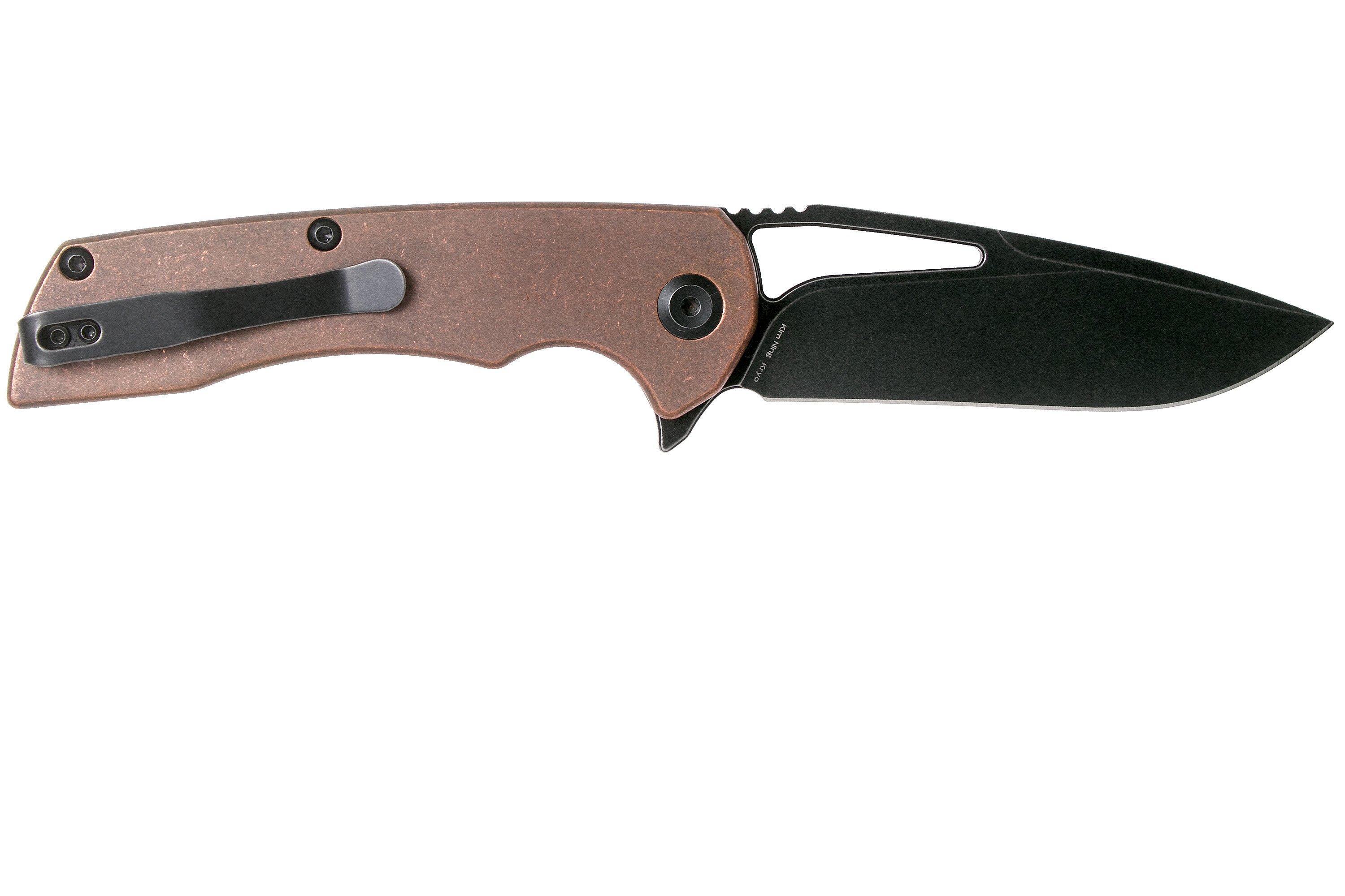 Kansept Kryo K1001C2 Black Copper pocket knife, Kim Ning design ...