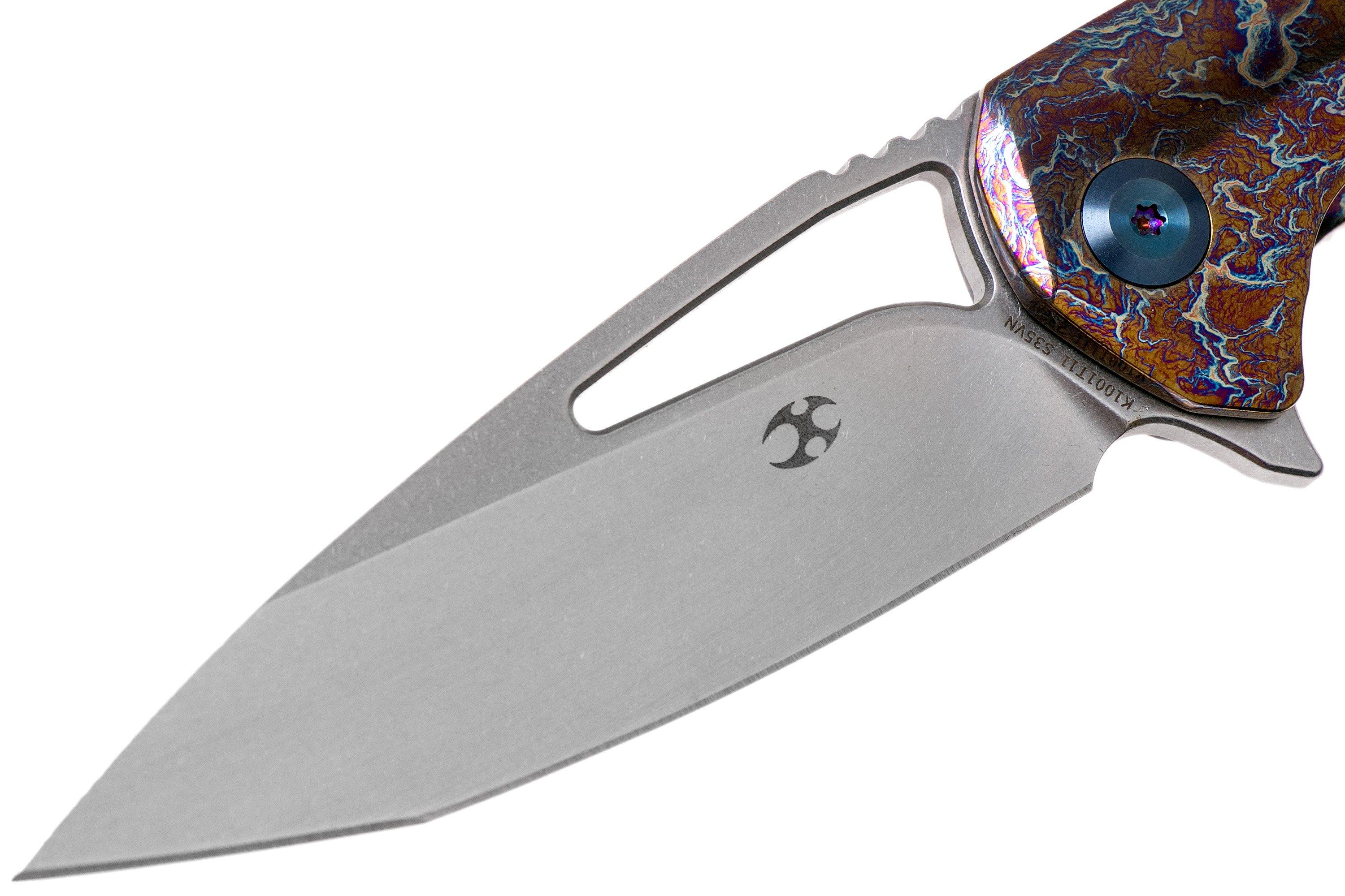 Kansept Kryo K1001T11 Lightning Strike Titanium zakmes, Kim Ning design ...