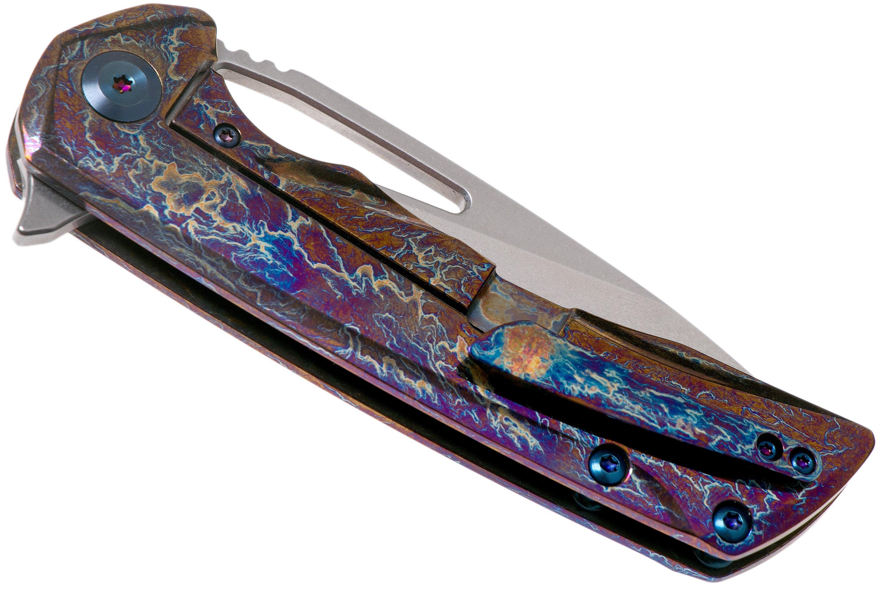 Kansept Kryo K1001T11 Lightning Strike Titanium zakmes, Kim Ning design ...