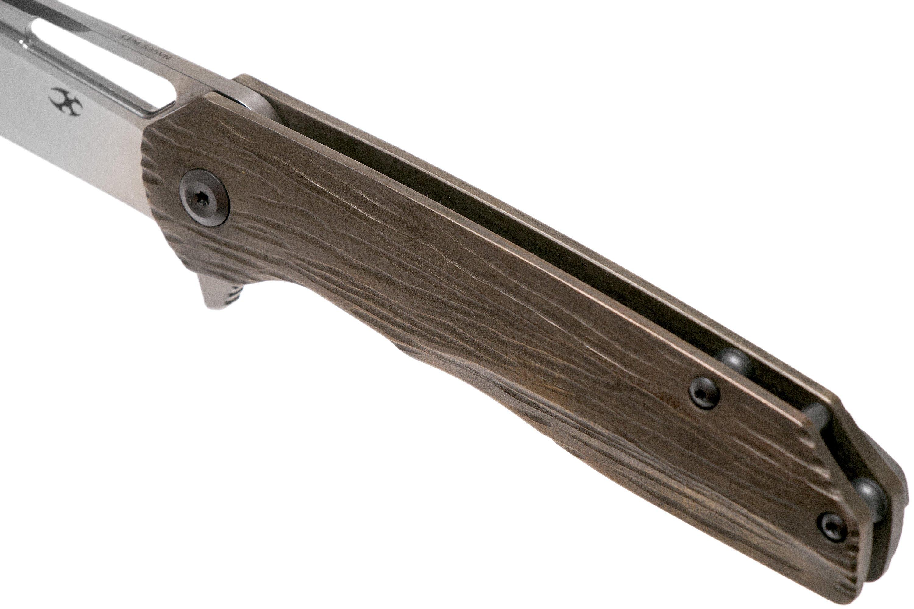 Kansept Shard K1006 Titanium Tree Lines Limited Edition pocket knife ...