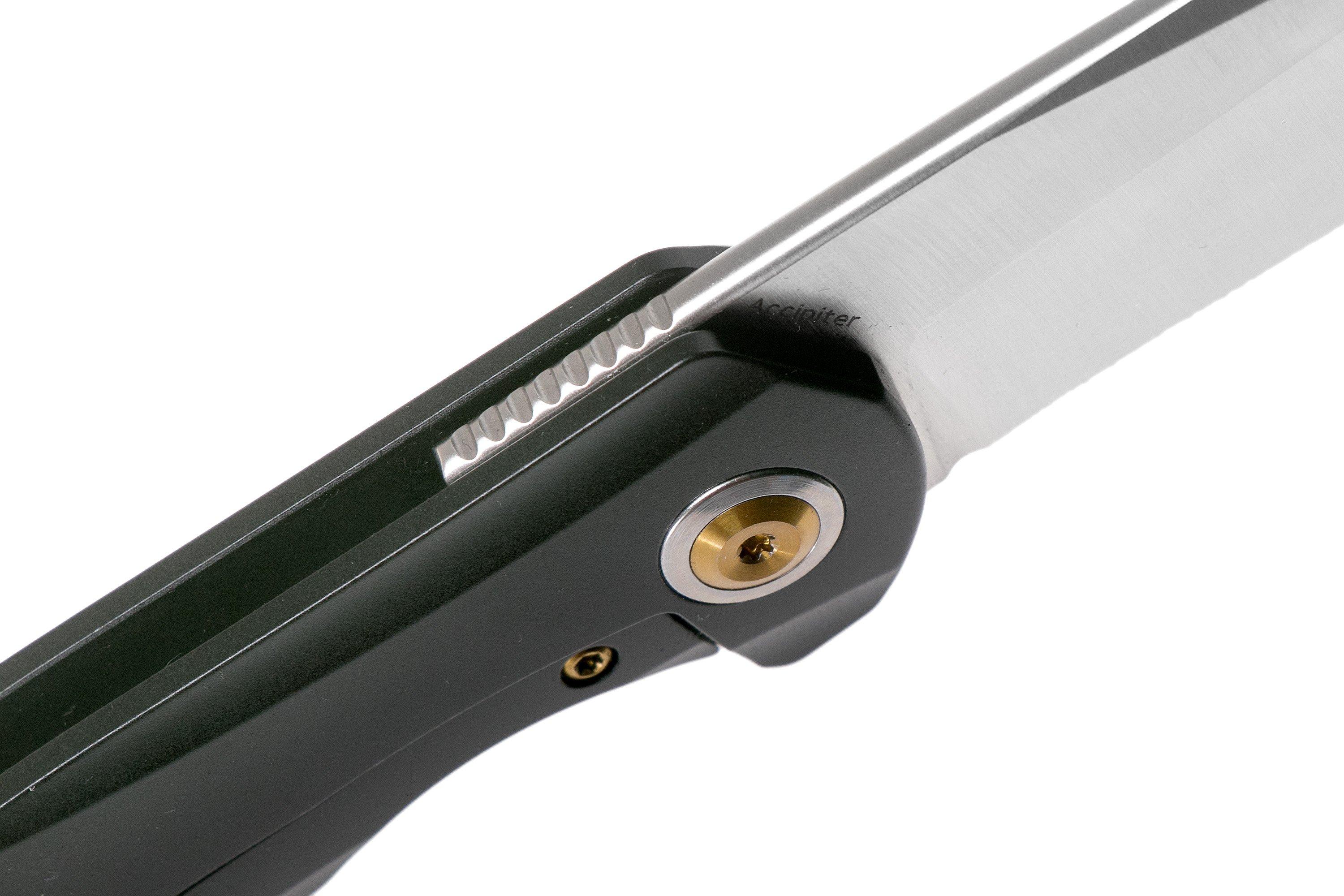 Kansept Accipiter K1007A5 Black Titanium, Copper Inlay pocket knife ...
