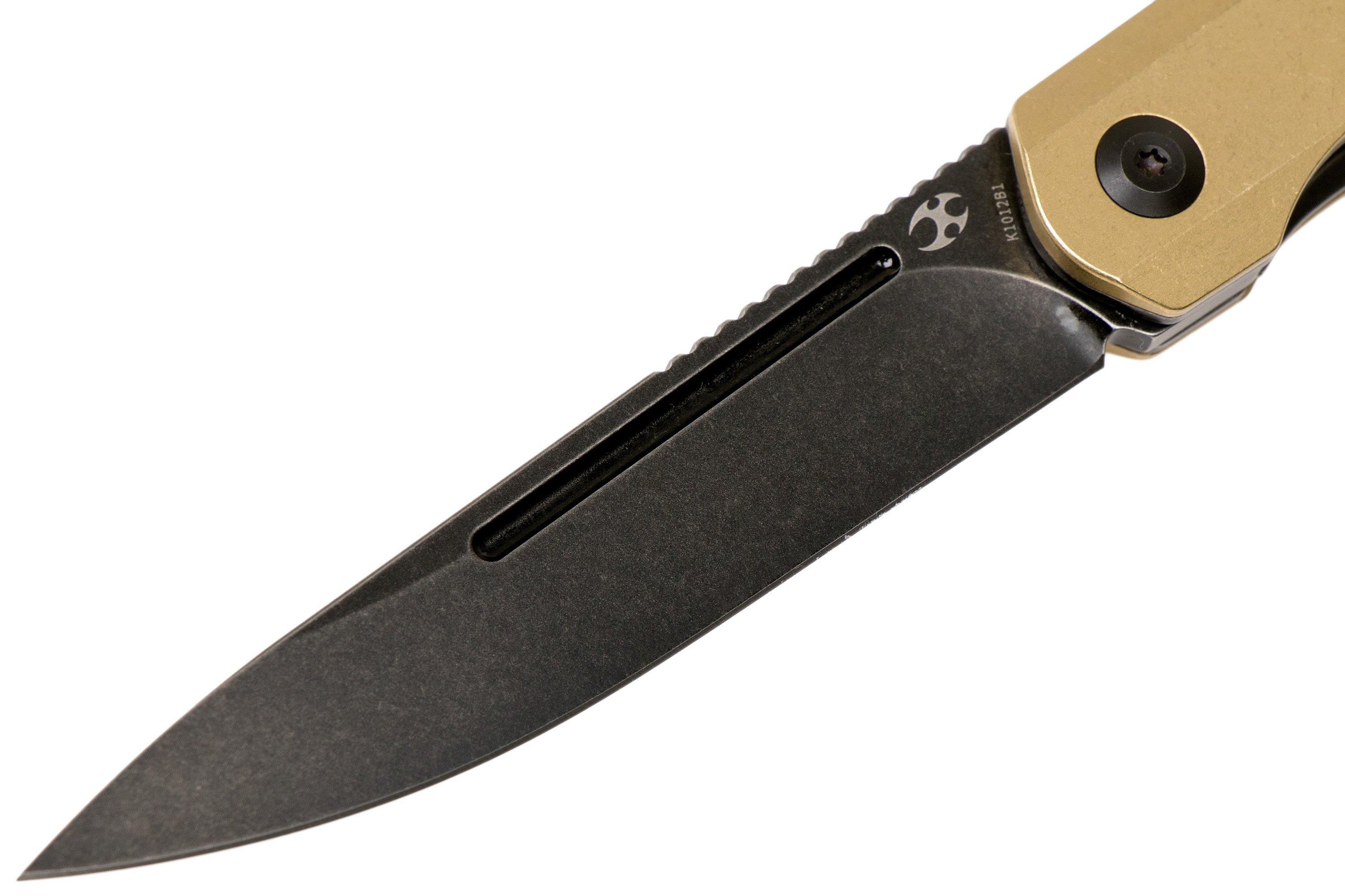 Kansept Prickle K1012B1 Brass pocket knife, Max Tkachuk design ...