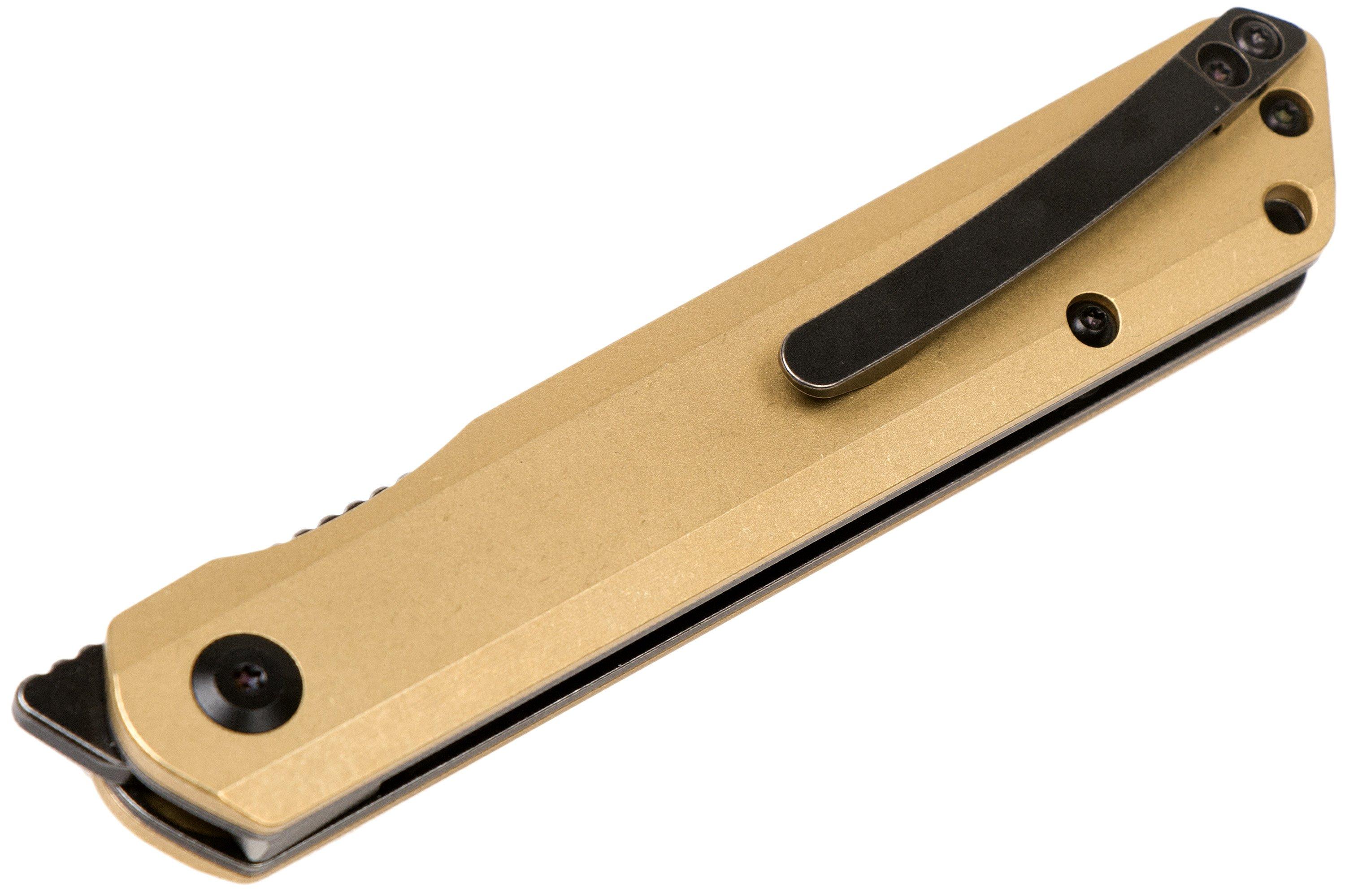 Kansept Prickle K1012B1 Brass pocket knife, Max Tkachuk design ...