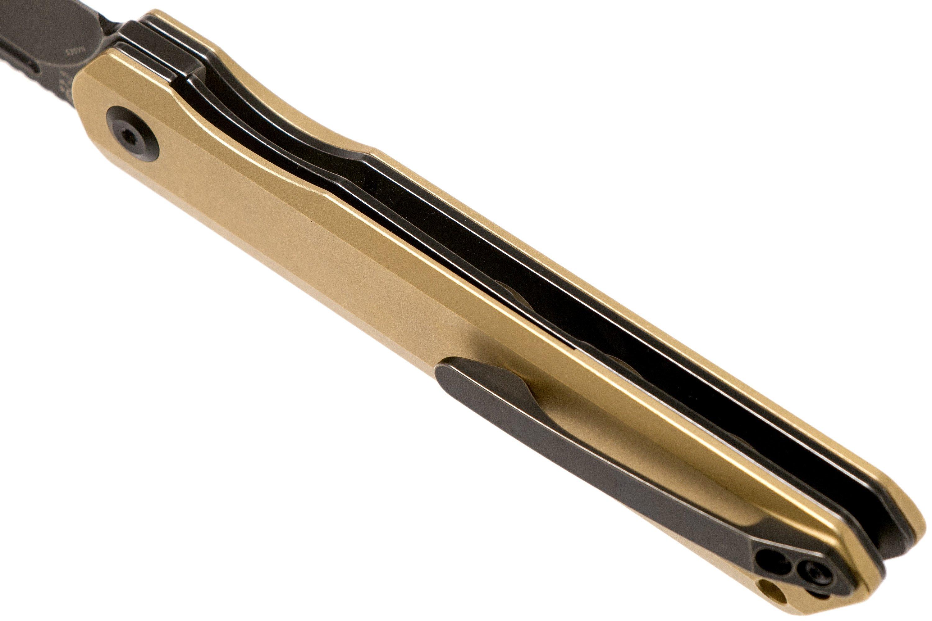 Kansept Prickle K1012B1 Brass pocket knife, Max Tkachuk design ...