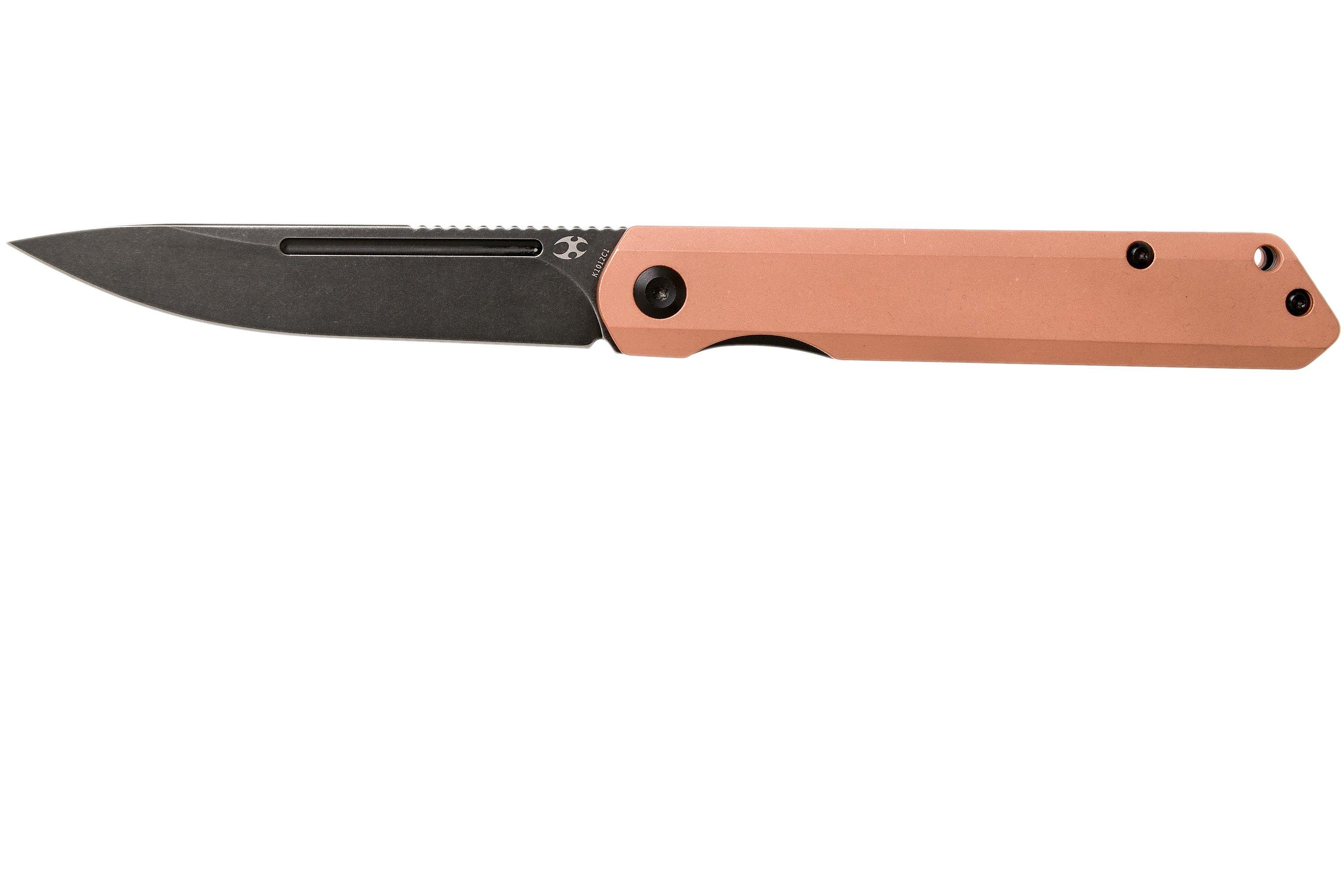 Kansept Prickle K1012C1 Red Copper pocket knife, Max Tkachuk design ...