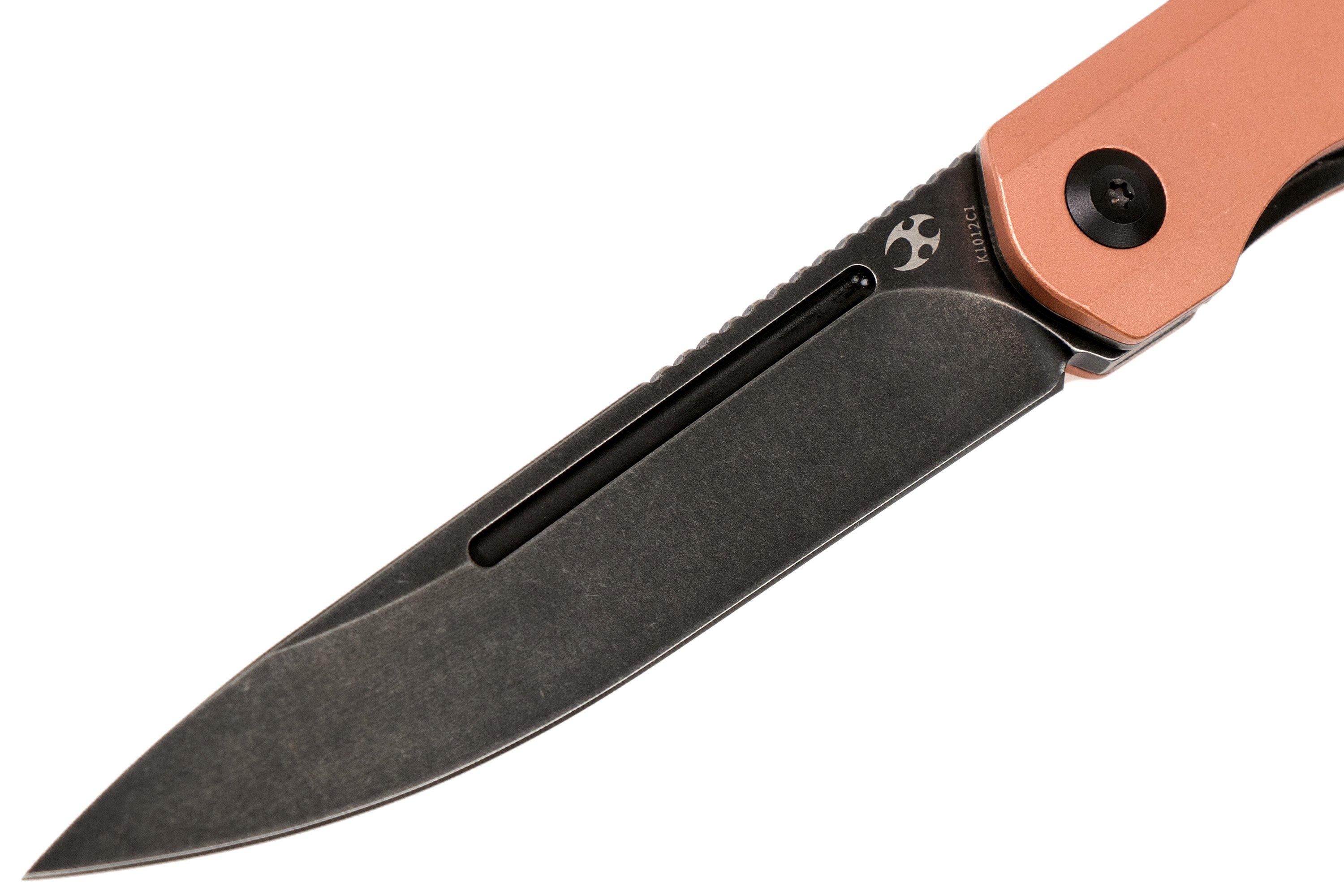 Kansept Prickle K1012C1 Red Copper pocket knife, Max Tkachuk design ...