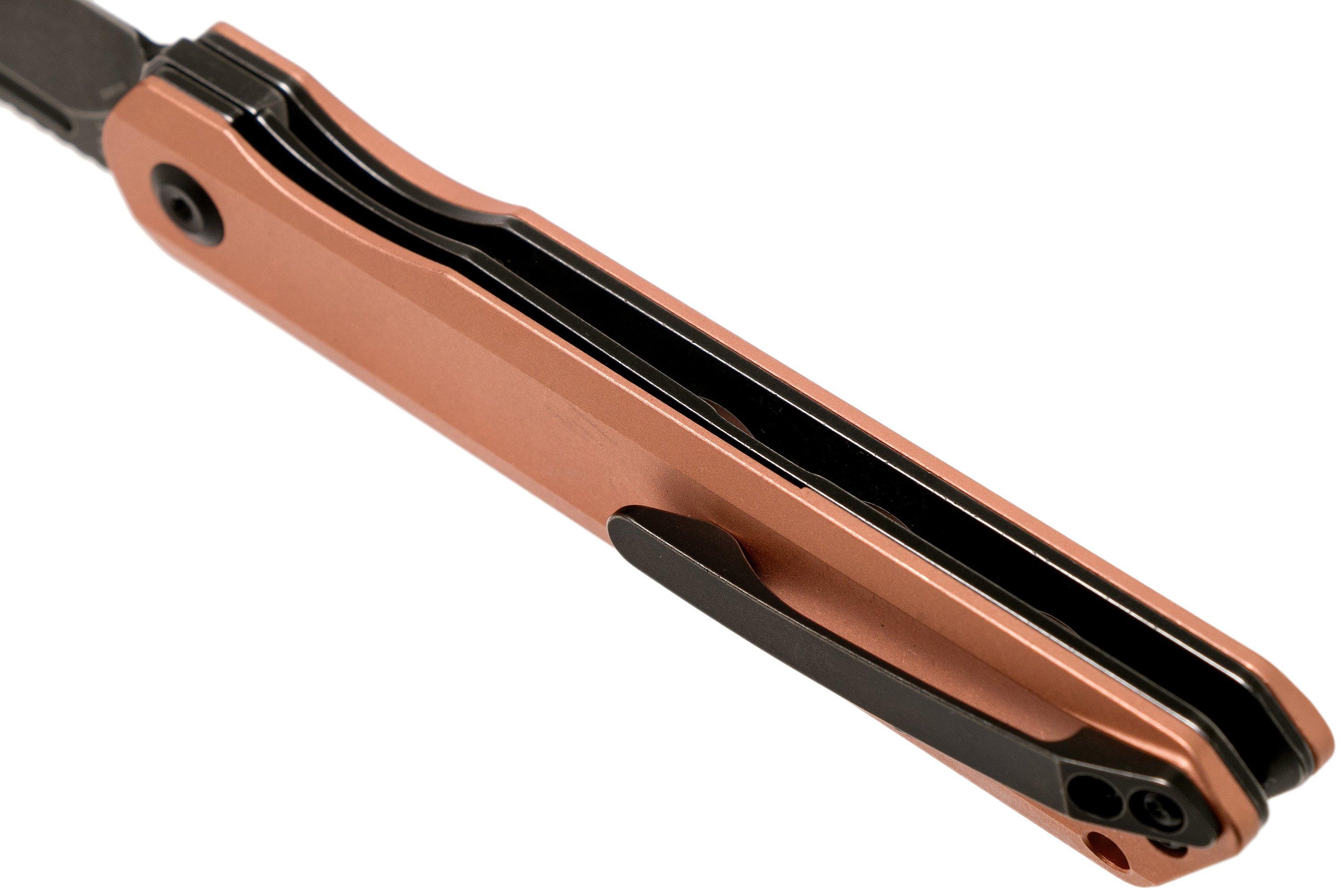 Kansept Prickle K1012C1 Red Copper pocket knife, Max Tkachuk design ...