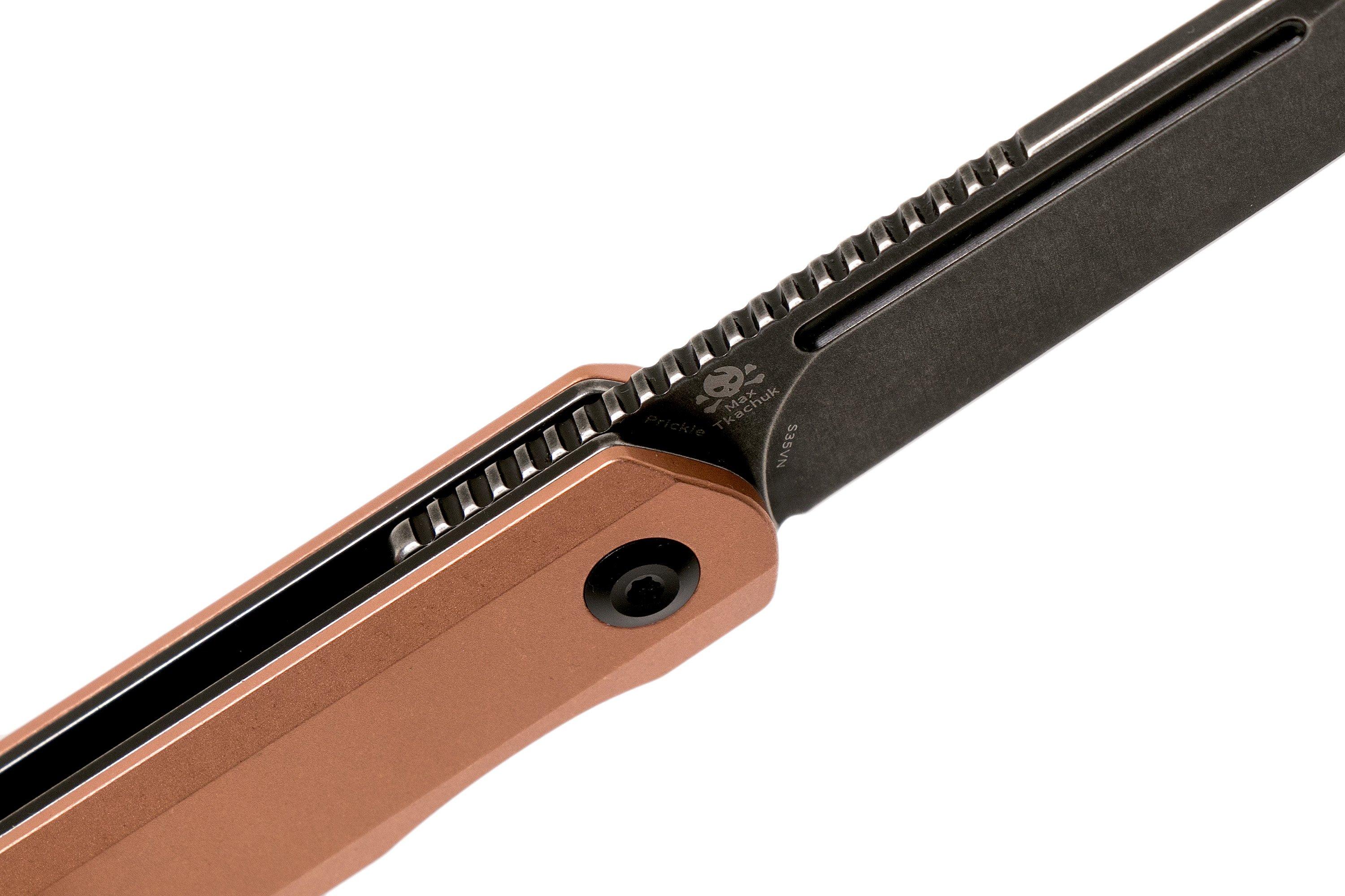 Kansept Prickle K1012C1 Red Copper pocket knife, Max Tkachuk design ...