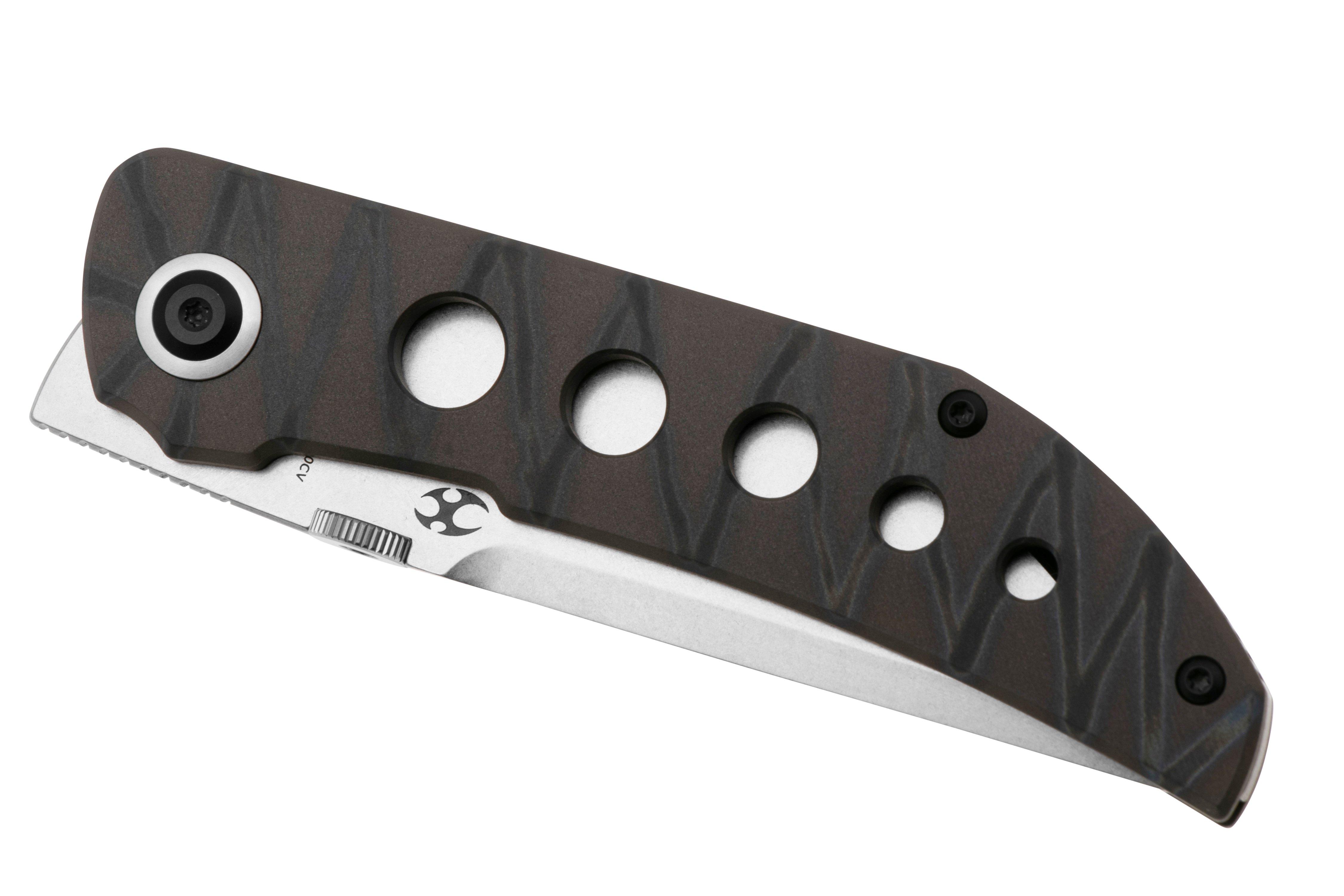 Kansept Tarkin K1078A6 Stonewashed CPM 20CV, Tiger Stripe Flamed ...