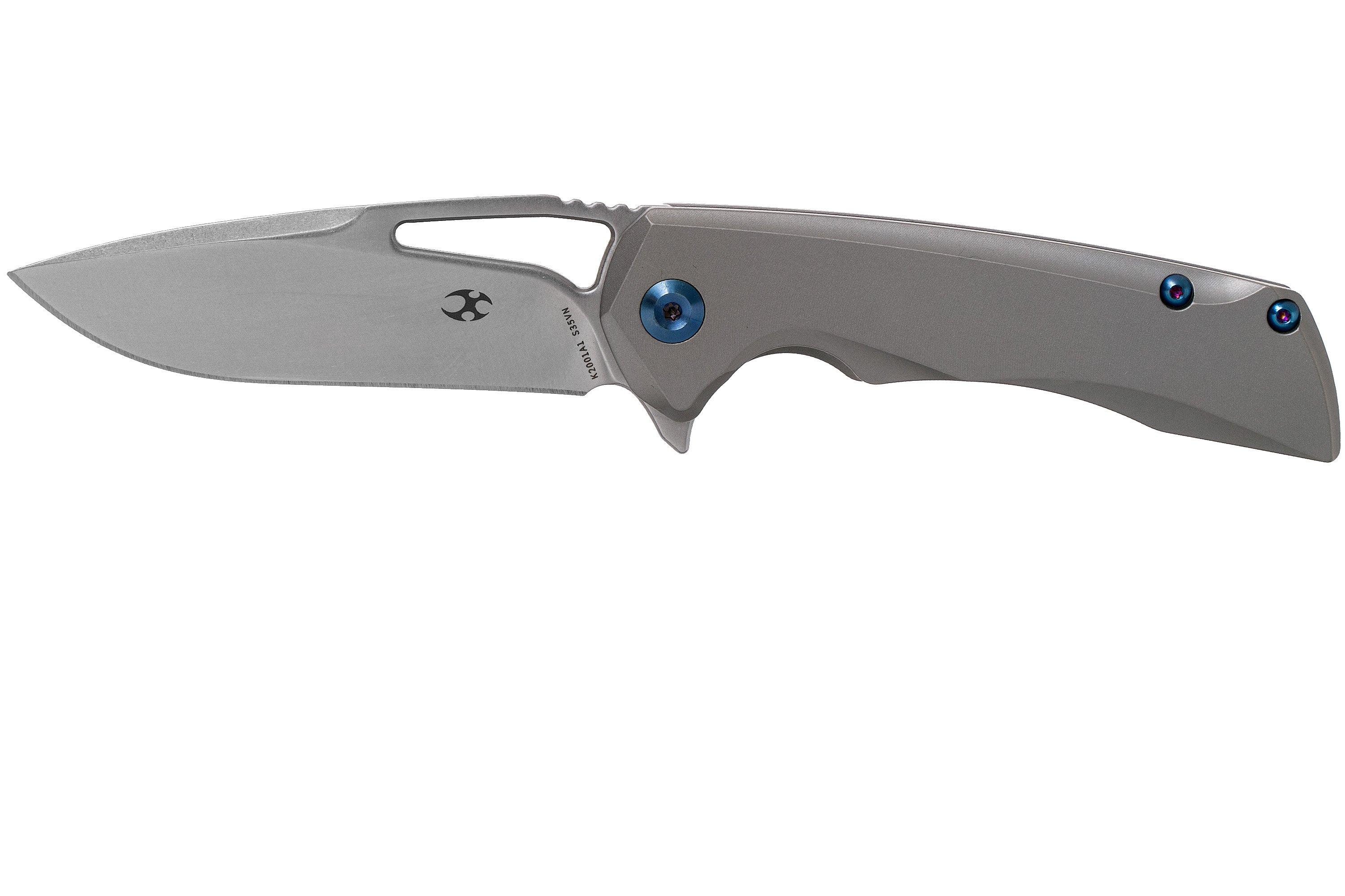Kansept Mini Kryo K2001A1 Flipper, Titanium pocket knife, Kim Ning ...