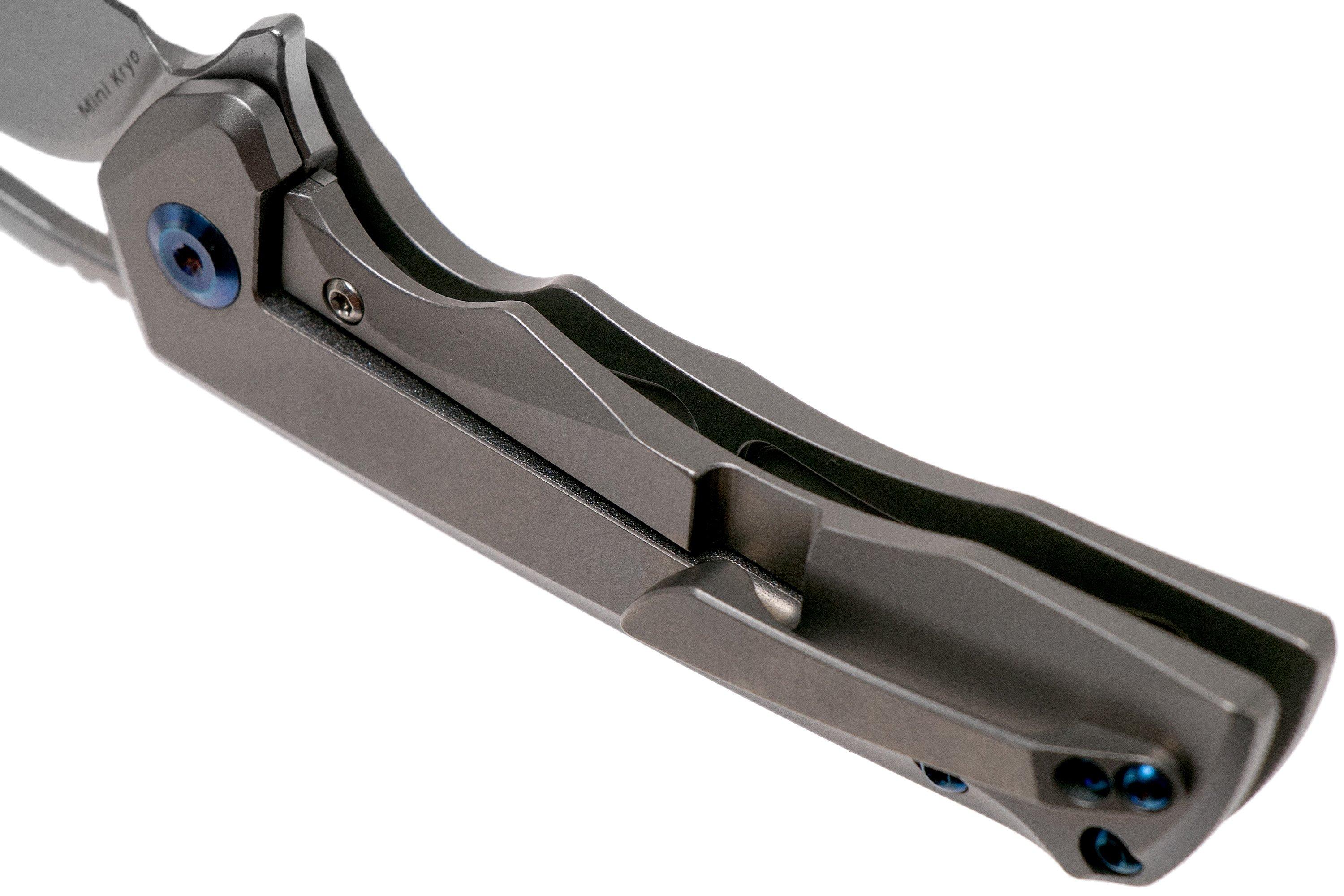 Kansept Mini Kryo K2001A1 Flipper, Titanium pocket knife, Kim Ning ...