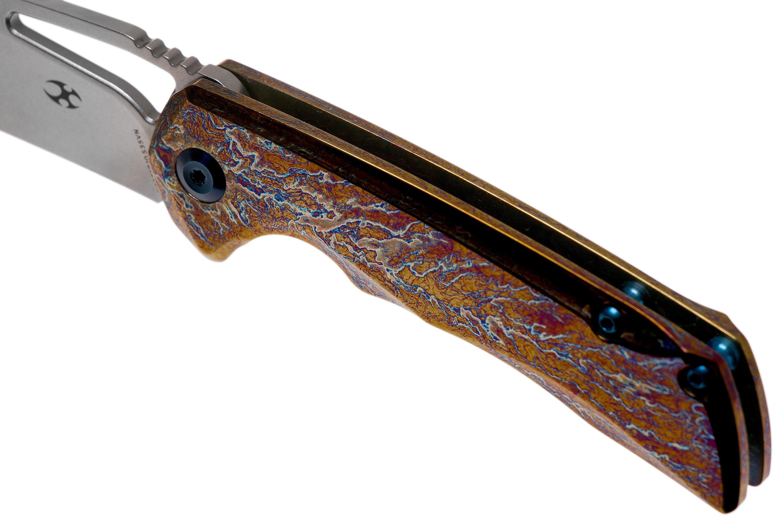 Kansept Mini Kryo K2001B10 Lightning Strike Titanium pocket knife, Kim ...