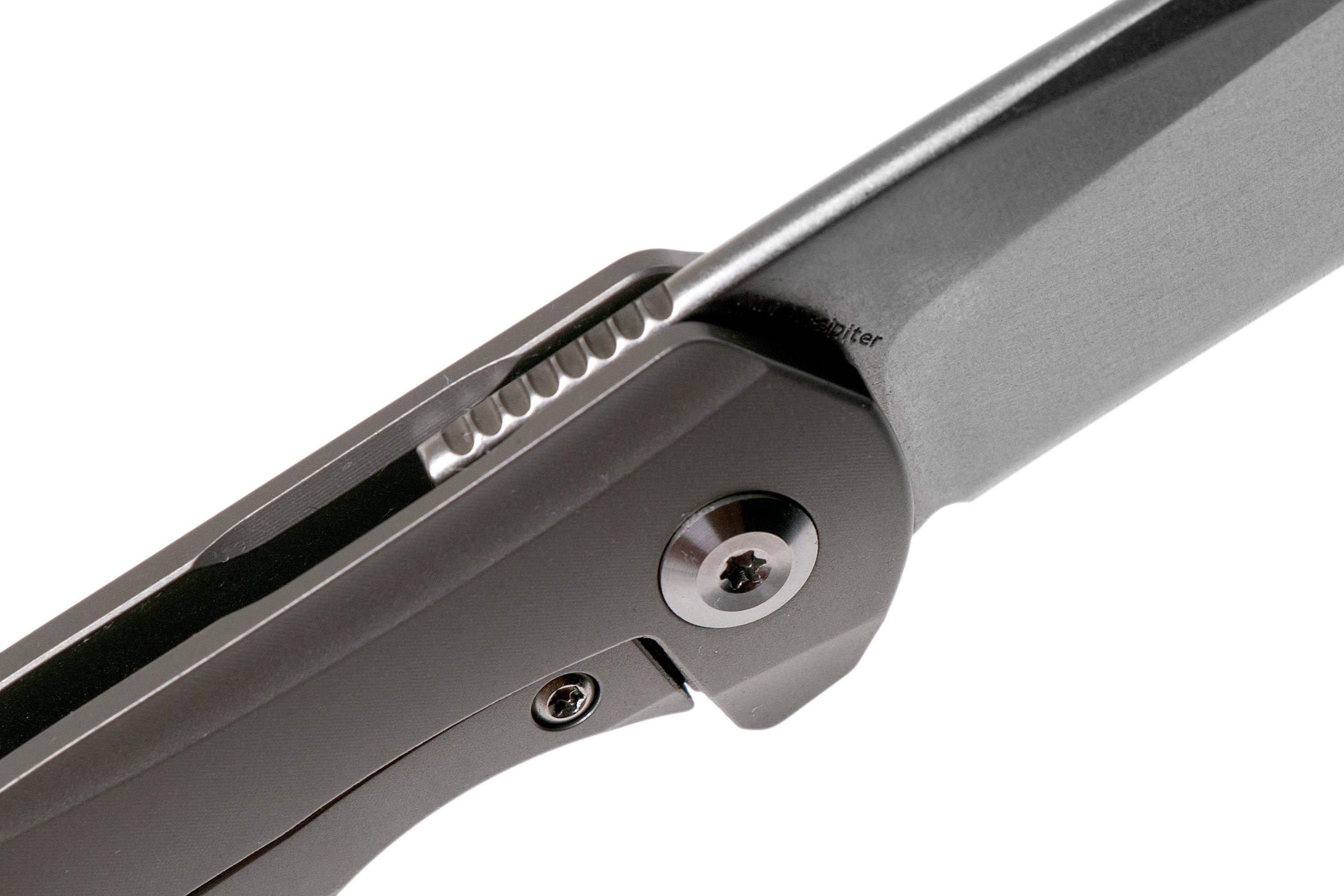 Kansept Mini Accipiter K2007A1 Titanium, Green Micarta Inlay pocket ...