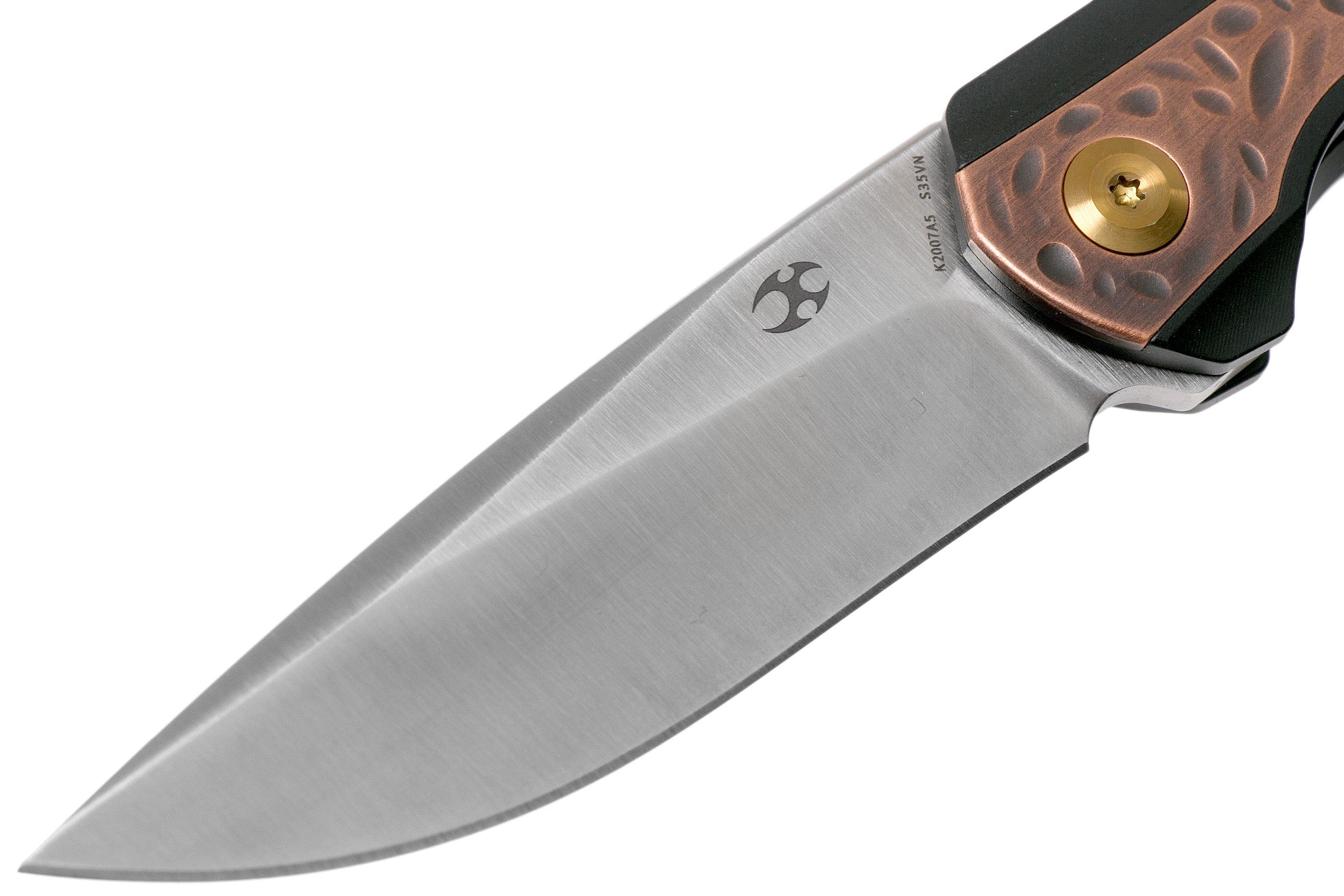 Kansept Mini Accipiter K2007A5 Black Titanium, Copper Inlay pocket ...