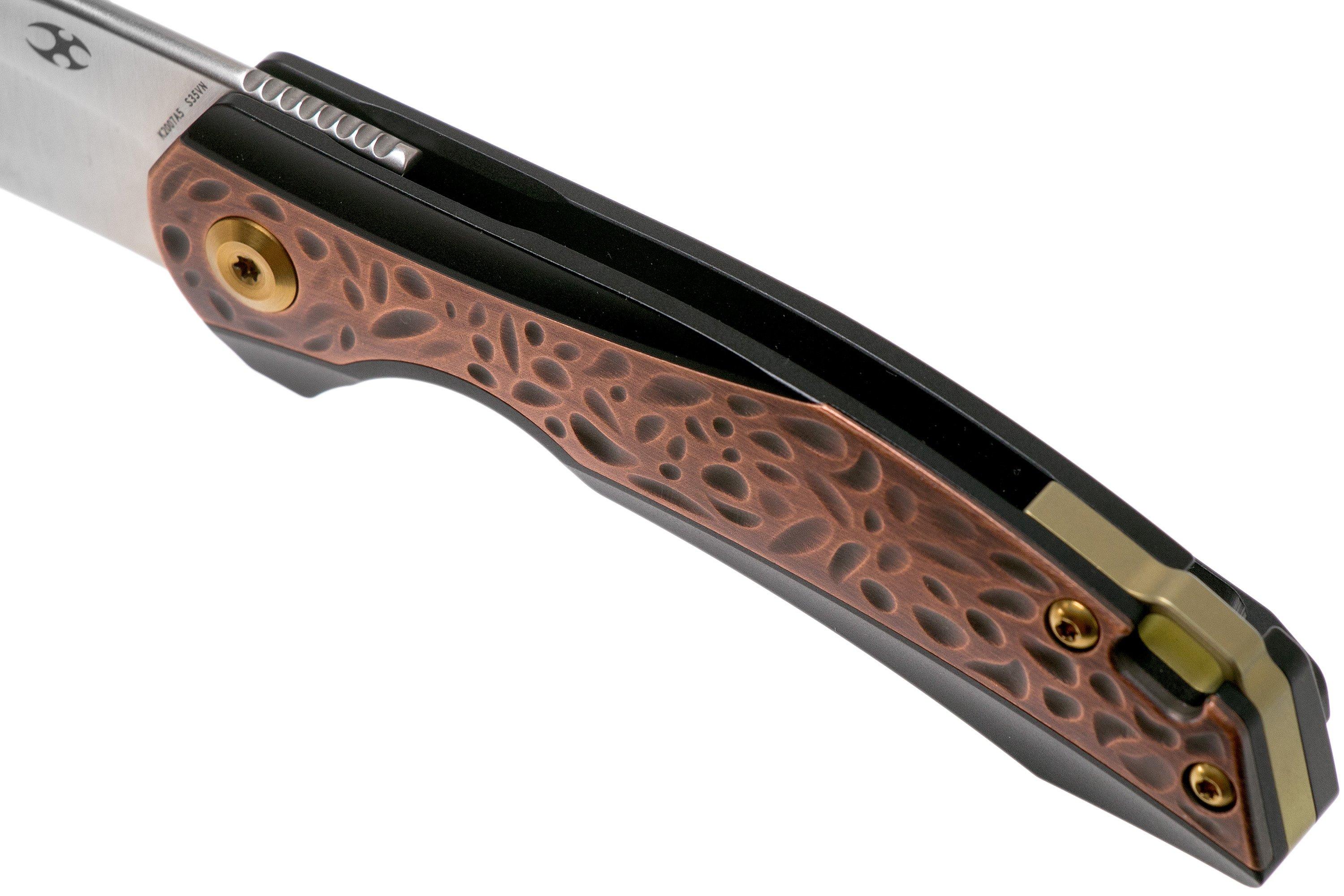 Kansept Mini Accipiter K2007A5 Black Titanium, Copper Inlay pocket ...